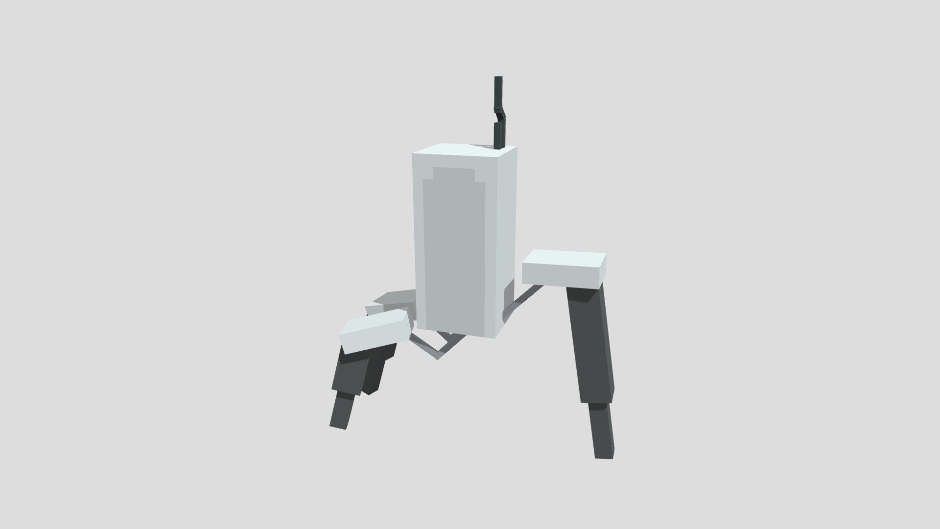 Low-poly turret - 3D model by predkijakub1 [31d867e] - Sketchfab