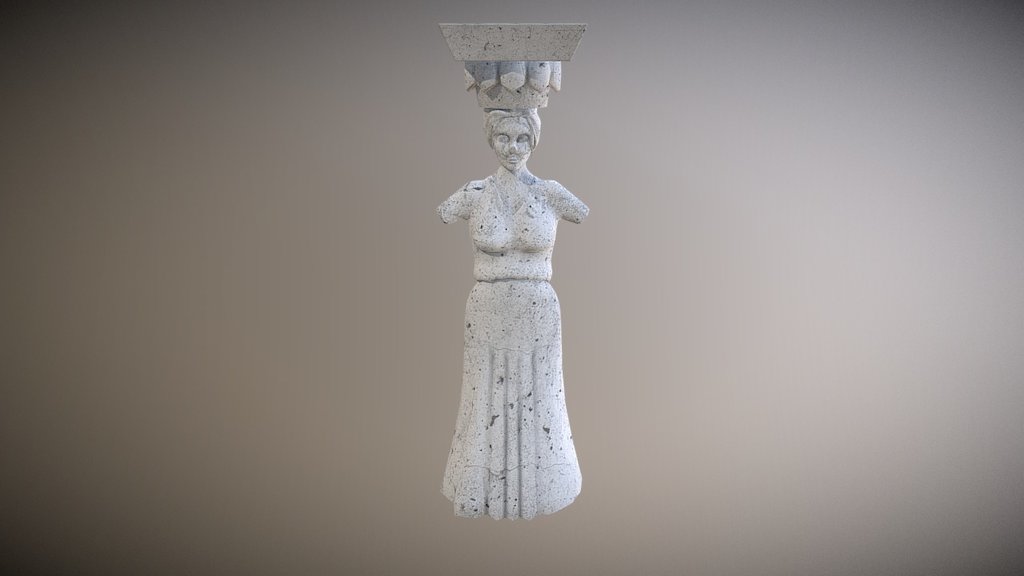 Cariatide - 3D model by moussa [31d94fc] - Sketchfab
