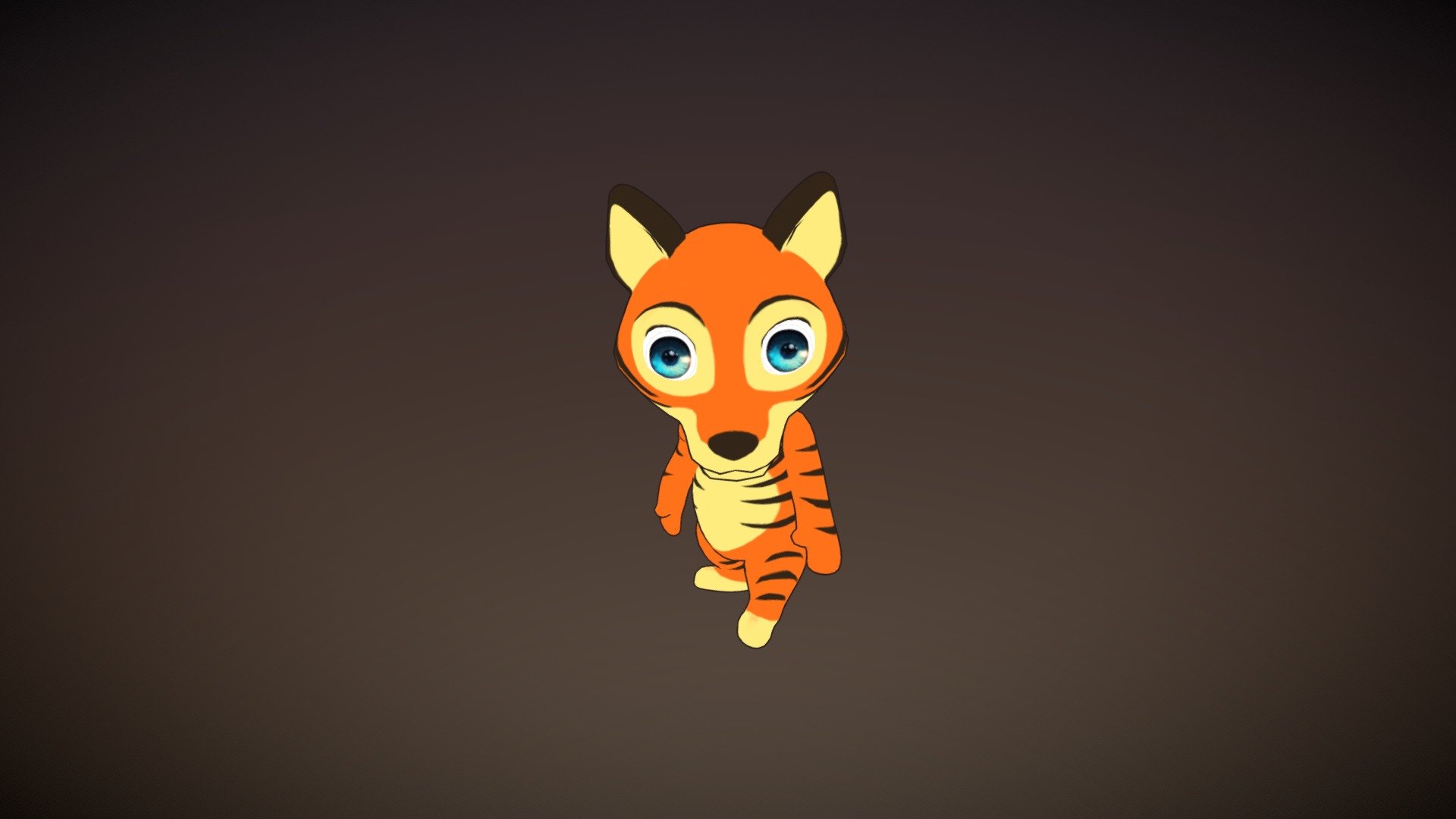 Toon Tiger Timmy - 3D model by neytrino2134 [31d98c1] - Sketchfab