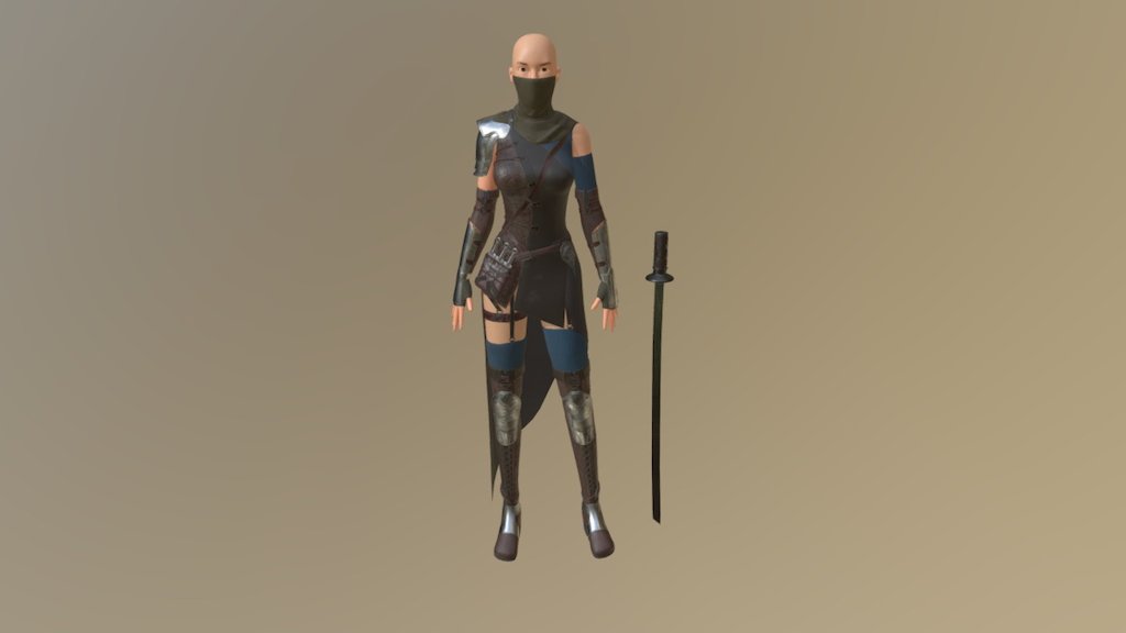 Thief girl - 3D model by huy.nguyen [31d9ea3] - Sketchfab