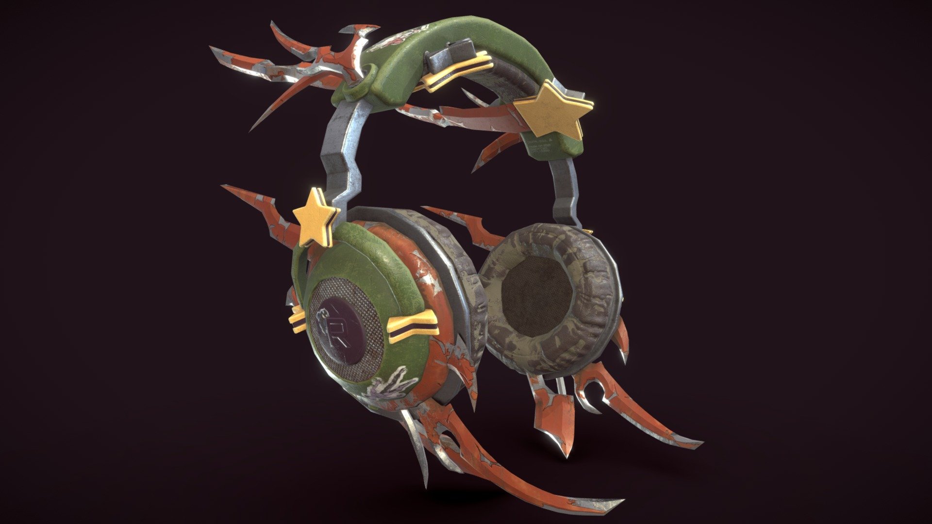 Post apocalyptic headphones - Download Free 3D model by Orjoanne ...