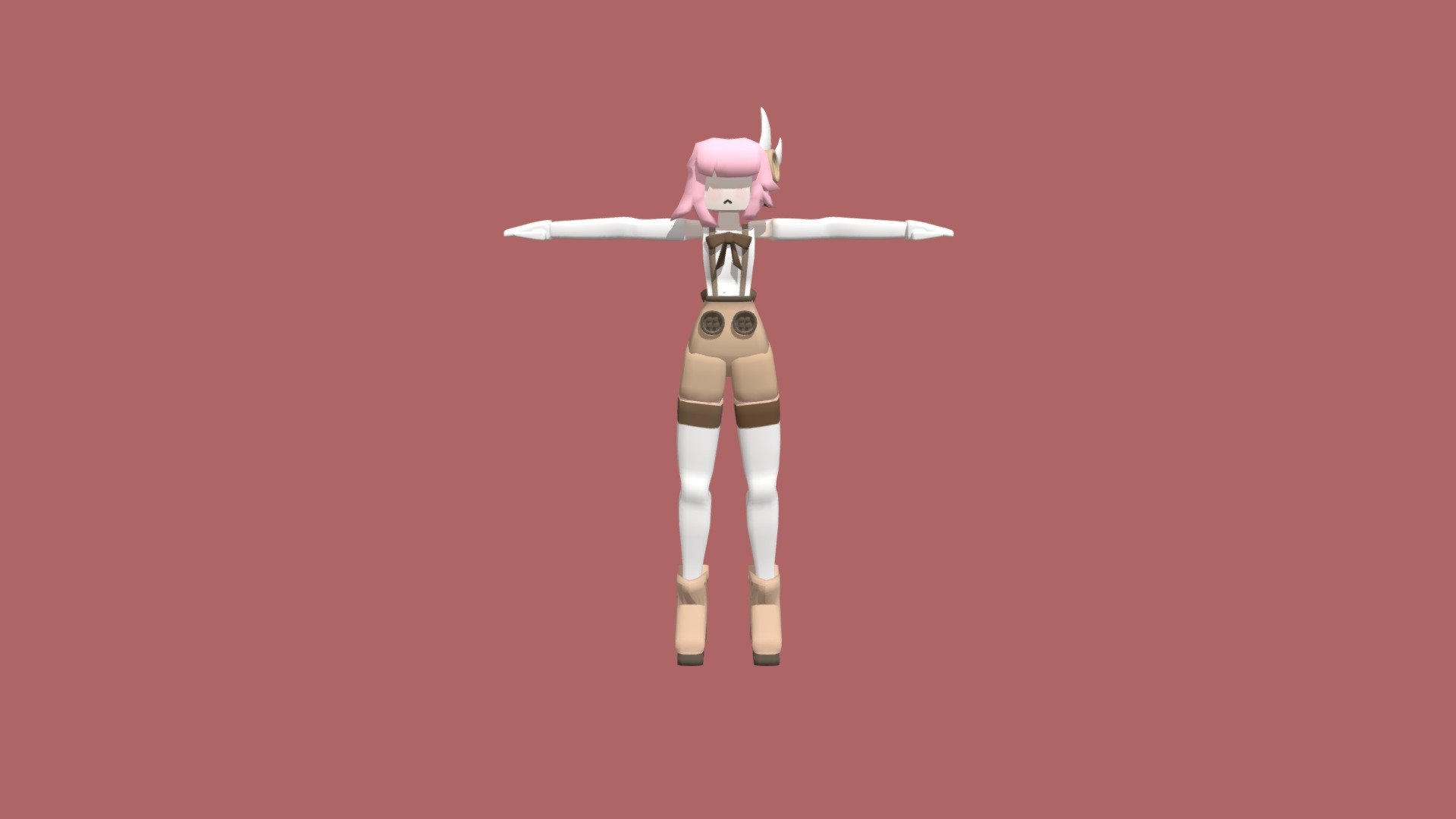 Toon Character - 3D model by Aria_Huis [31da4b4] - Sketchfab