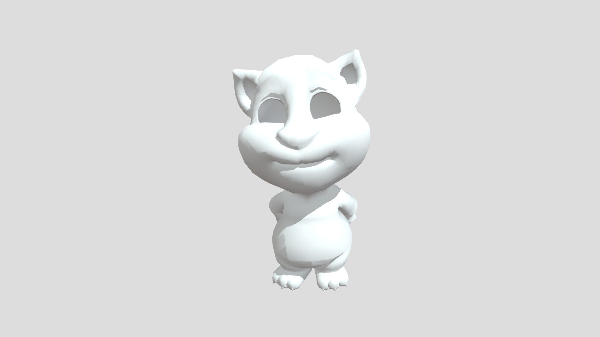 model without textures - 3D model by Pablo críticas (@Fonts3334455 ...