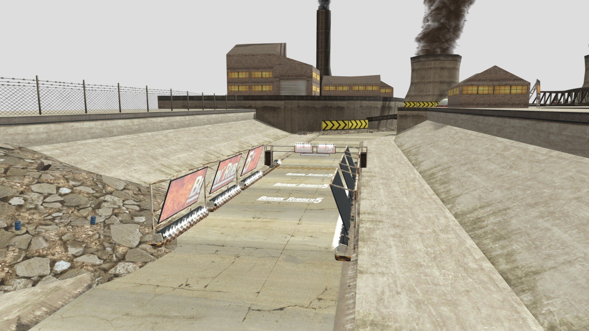 burnin rubber 5 barrage dam - Download Free 3D model by ...