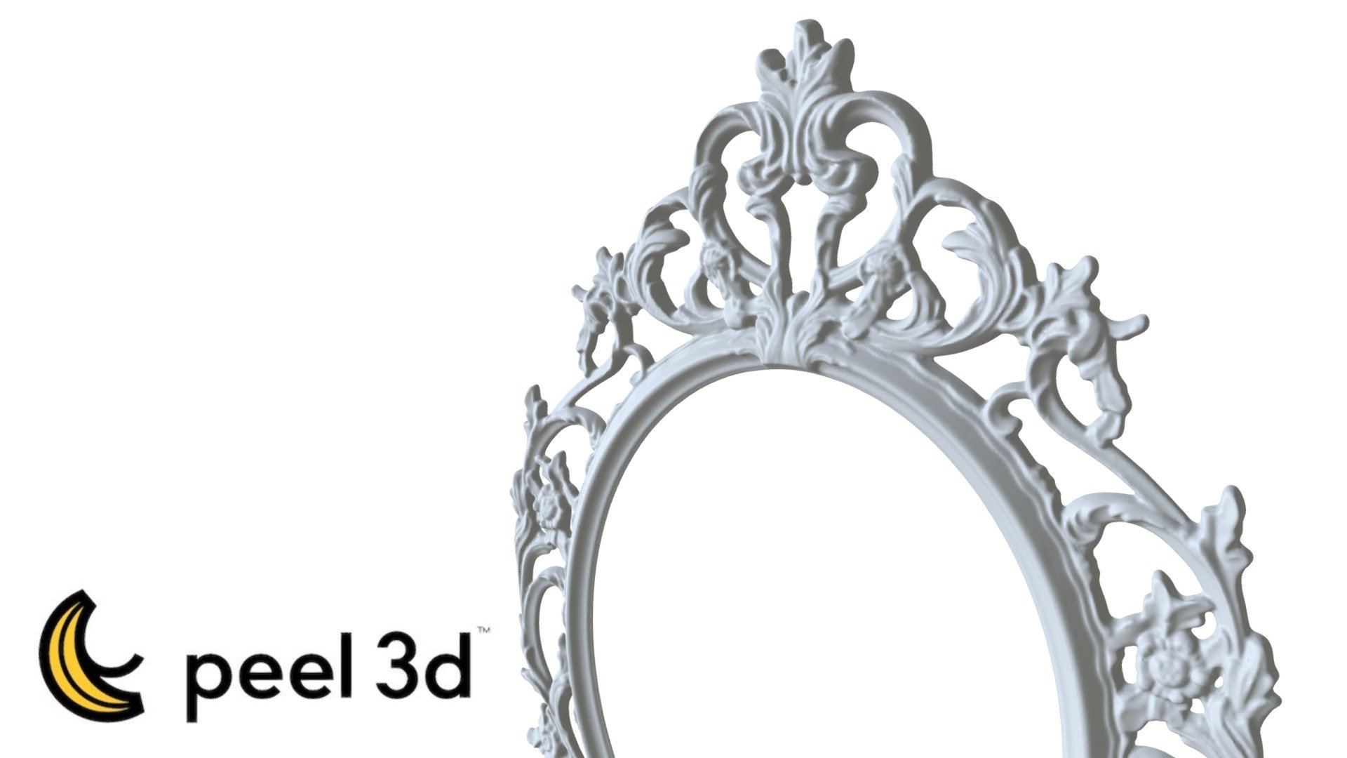 Ornamental mirror frame - Download Free 3D model by peel-3d.com ...