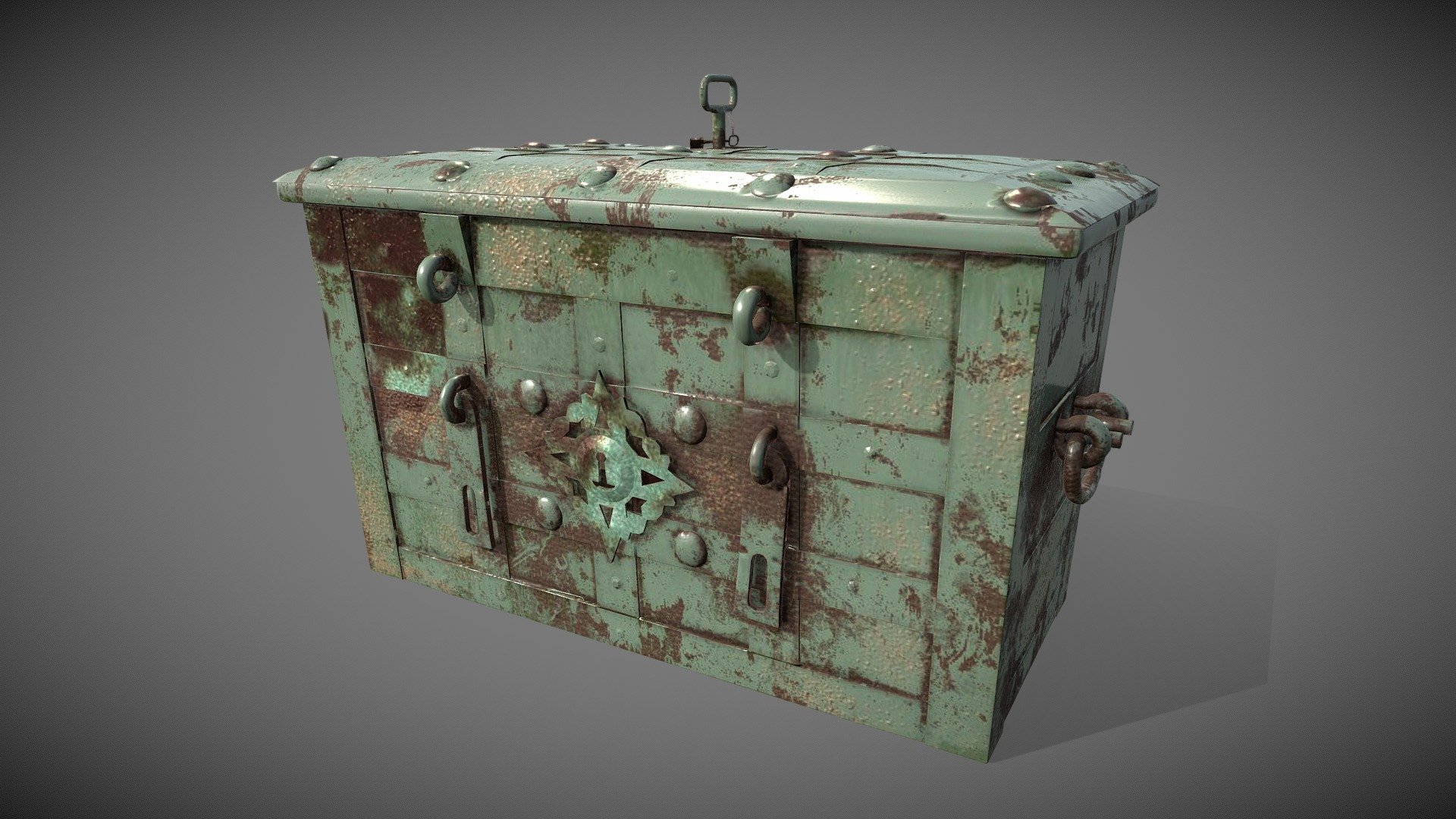 Iron Chest - 3D model by AsiaEmory [31df830] - Sketchfab