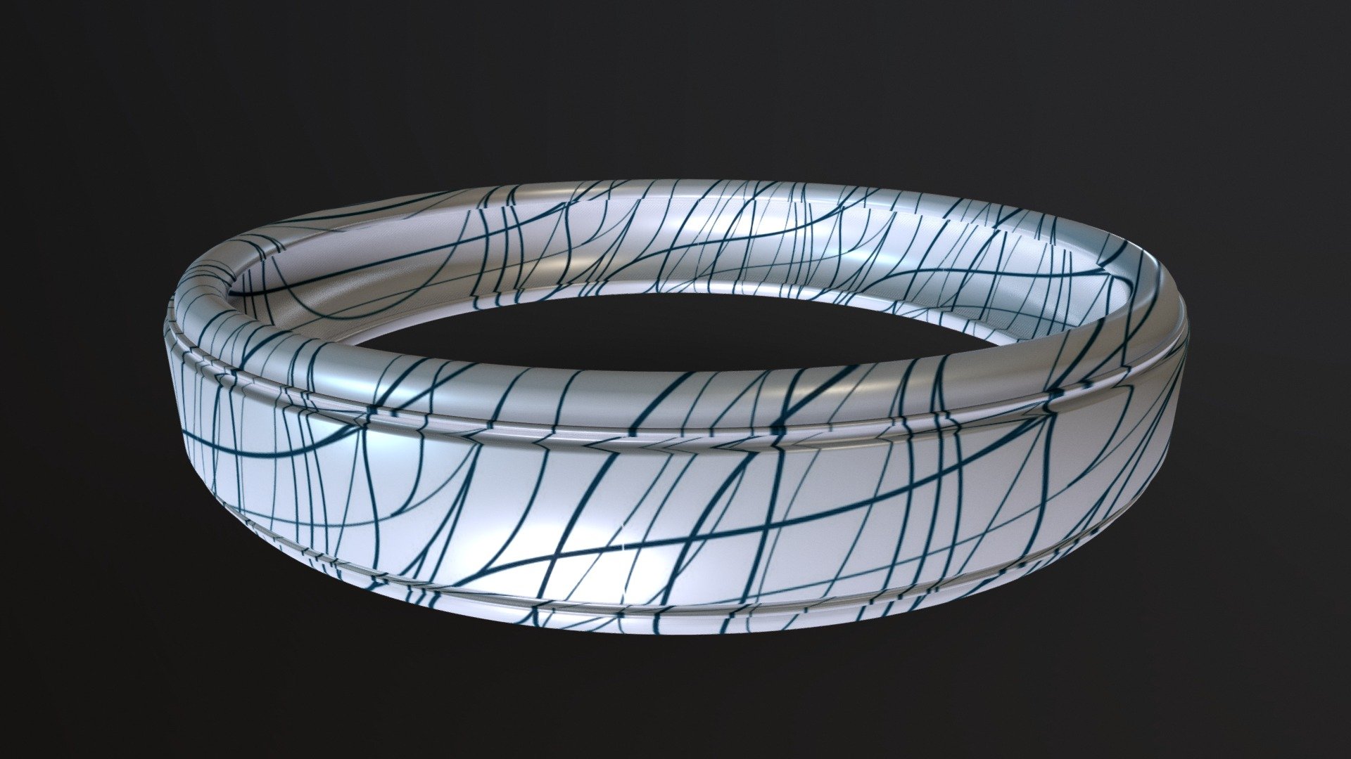 White fake marble plastic ring - Download Free 3D model by Aldraz ...