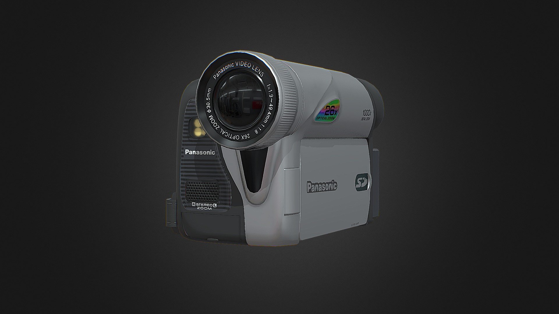 Panasonic PV-GS31 Camera - 3D model by Thamium9 [31e21d8] - Sketchfab