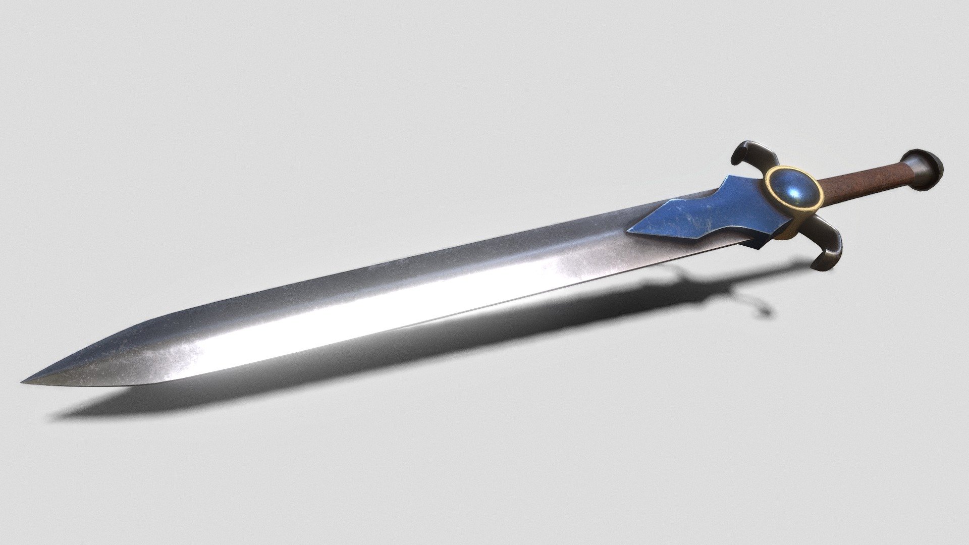 Medieval Fantasy Sword 2 - Download Free 3D model by Elliott_Lowes [31e4917] - Sketchfab