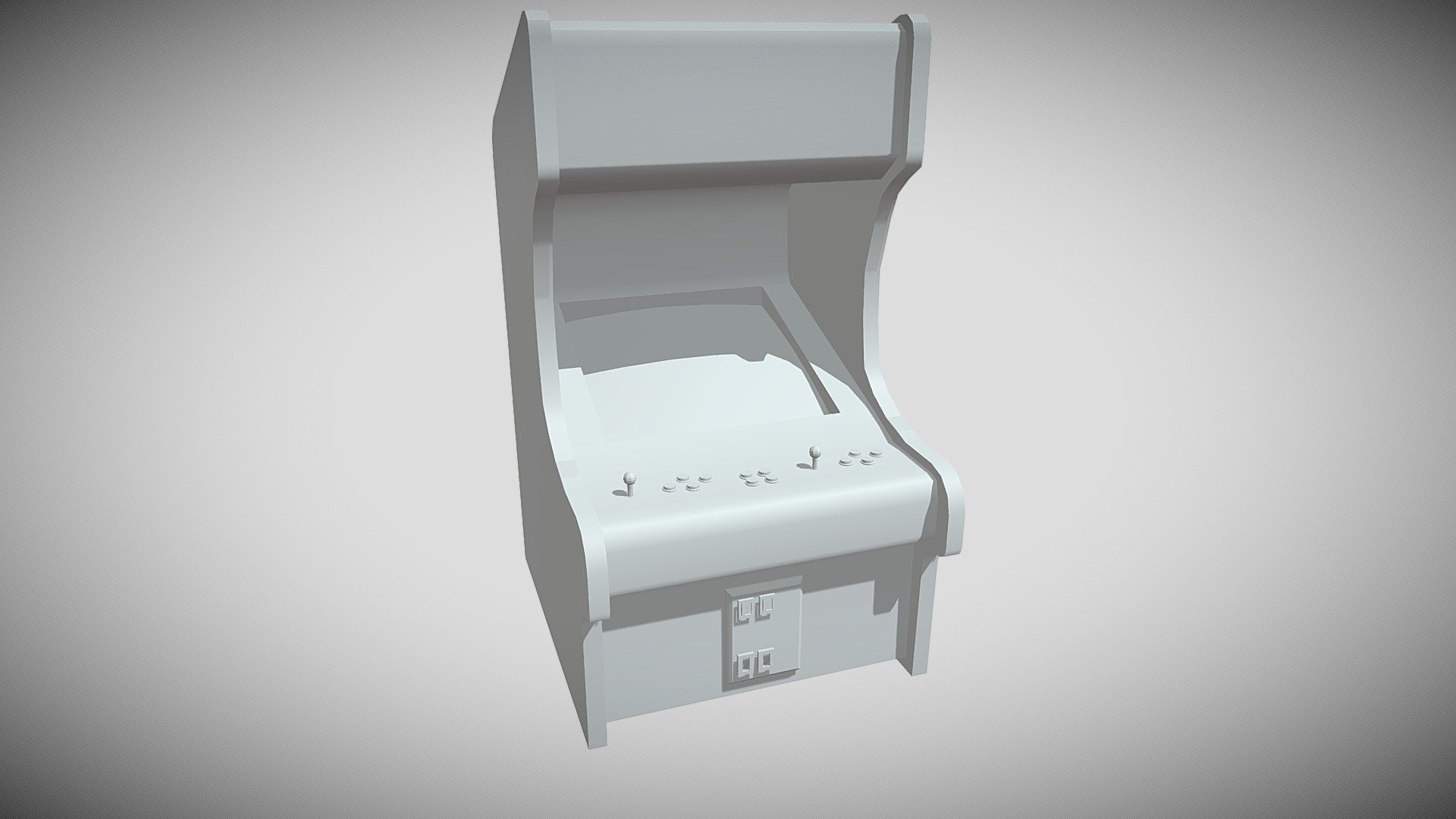 Arcade Cabinet - Download Free 3D model by burky17 [31e4b9b] - Sketchfab