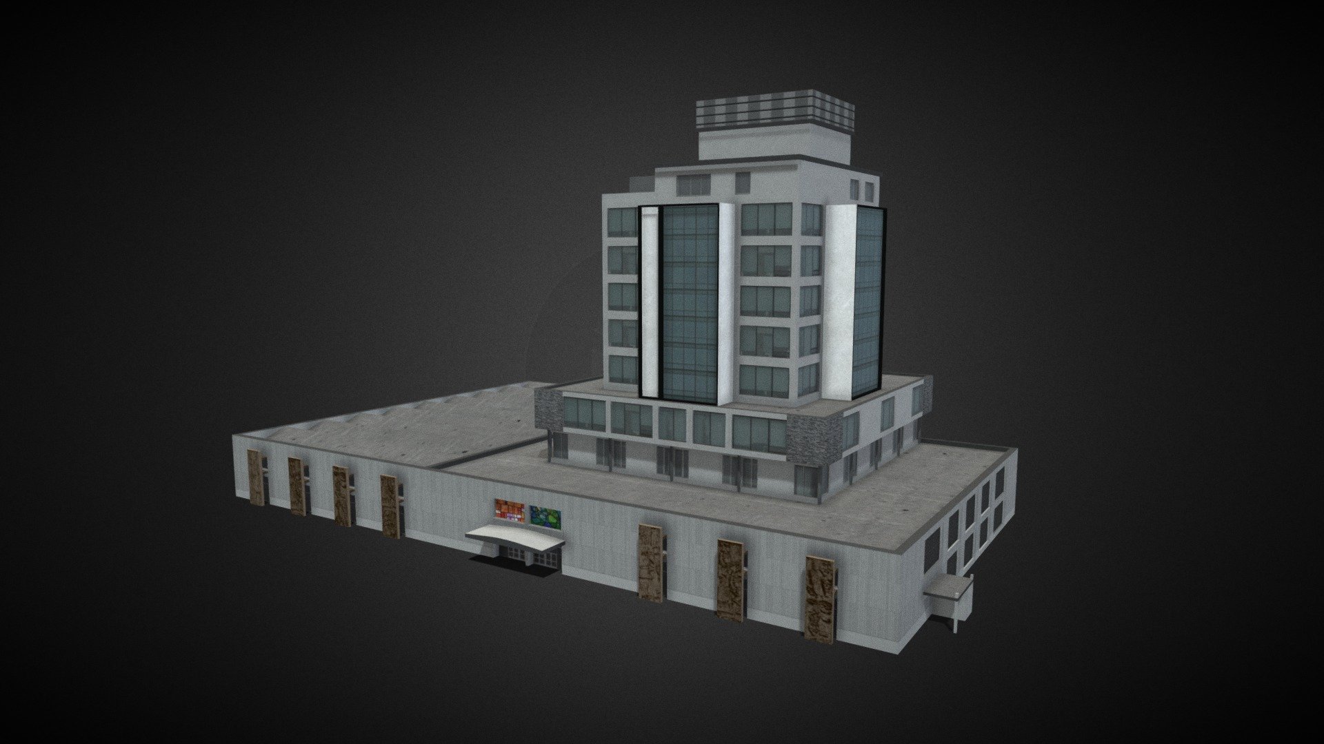 EDWARD J ROYE BUILDING - 3D model by Checo Mx. (@checomx) [31e4c33 ...