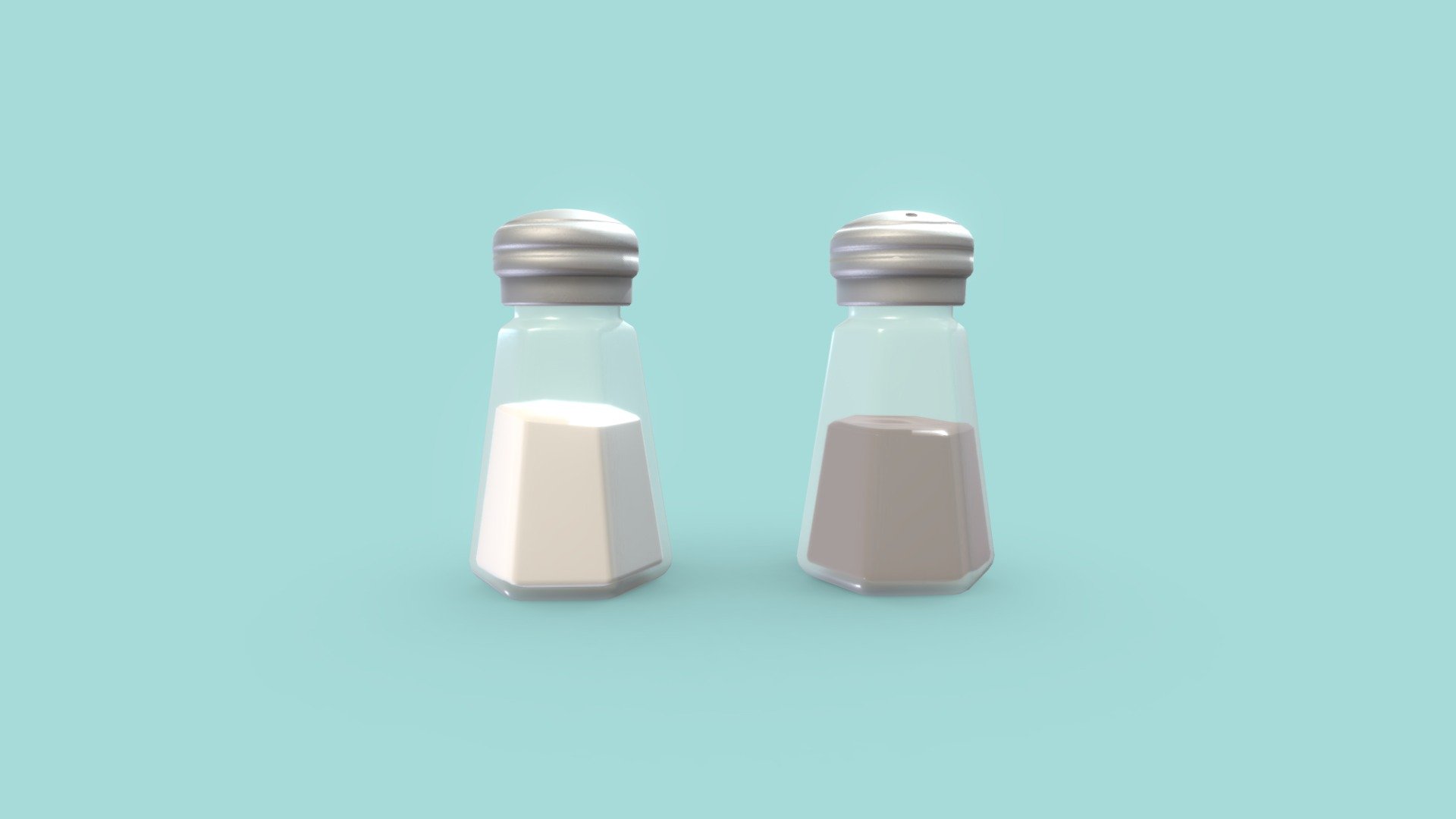 Salt and Pepper shakers - Buy Royalty Free 3D model by nickknacks ...