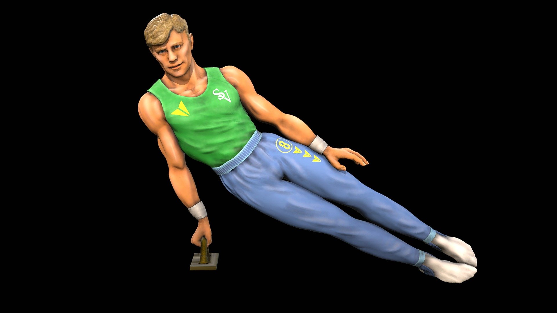 Gymnast - free download - Download Free 3D model by Andy Woodhead ...