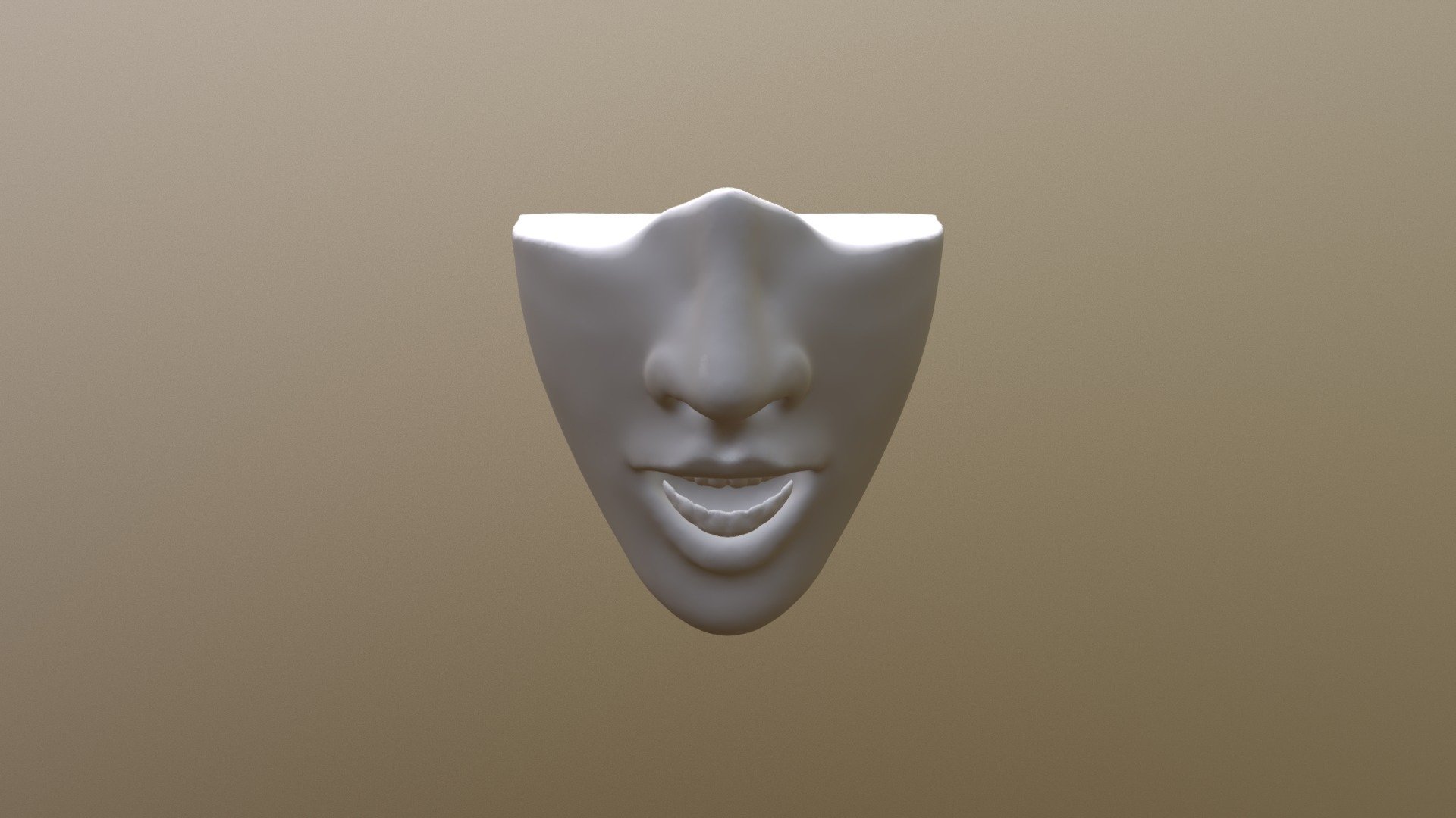 Nose And Mouth SculptJanuary 2017 day 1 - 3D model by nikop [31e7e85 ...