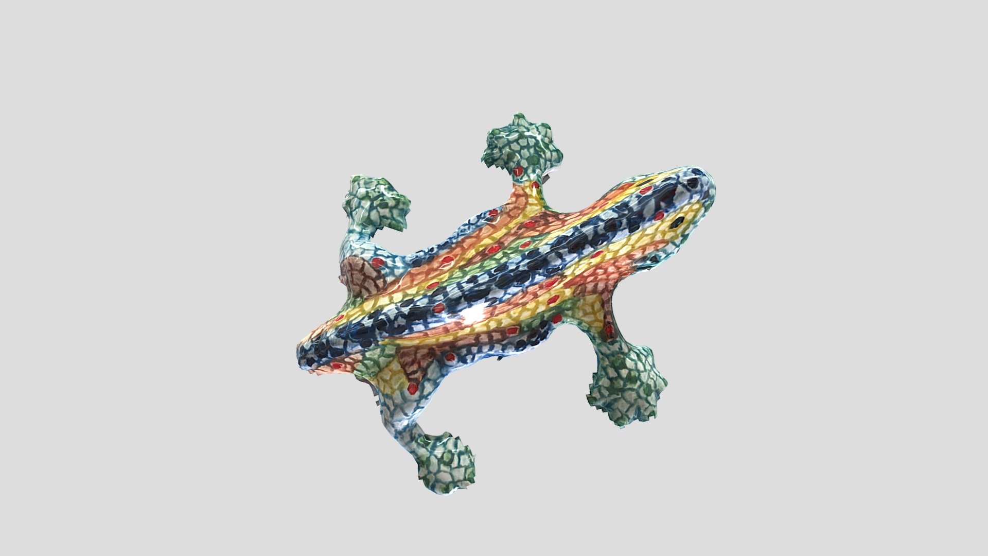 Gaudi_Lizard - Download Free 3D model by saehyun806 [31e94ae] - Sketchfab