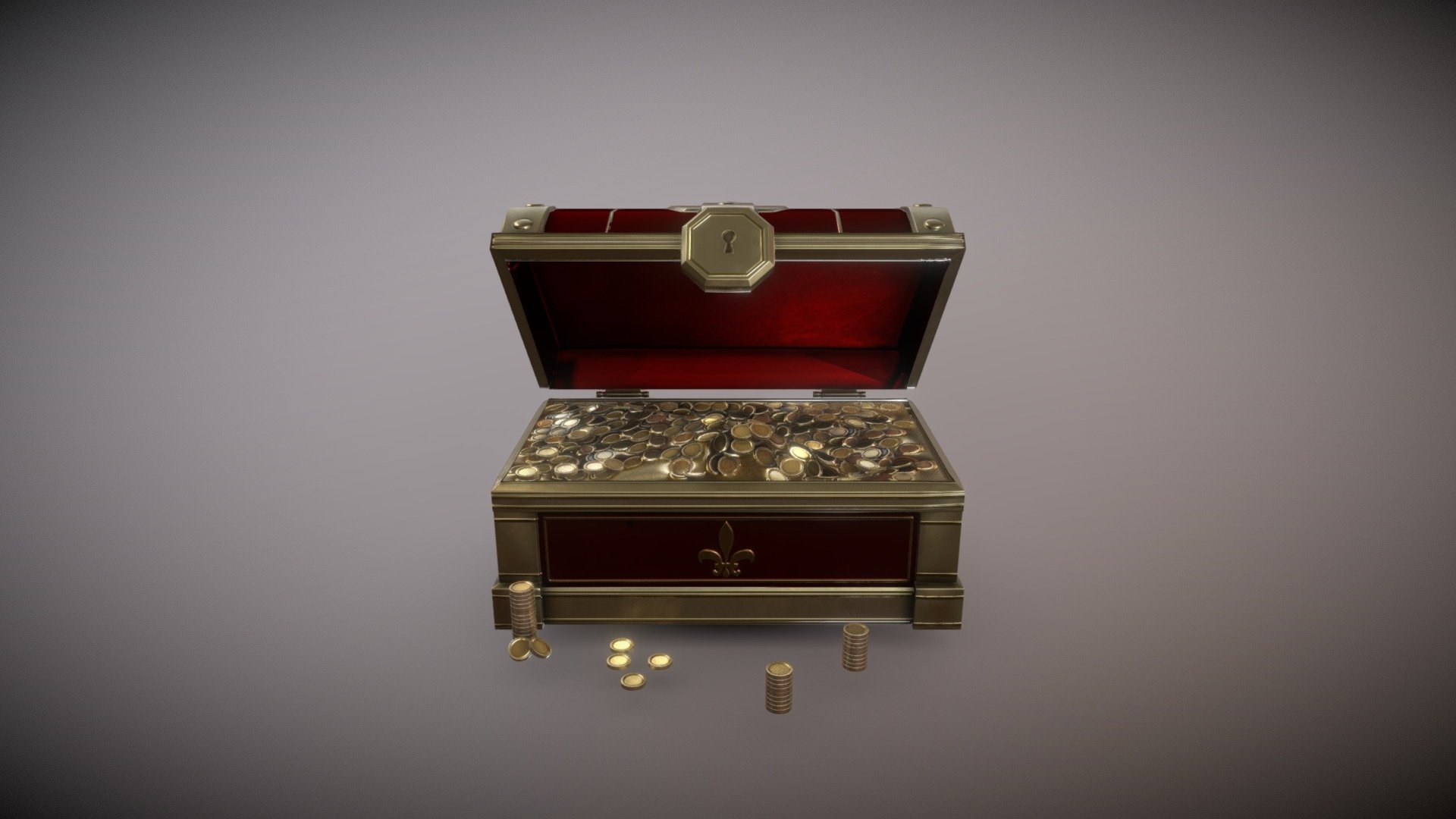 Tresure Chest - Download Free 3D model by uzoglu.nadine [31e9ab7 ...