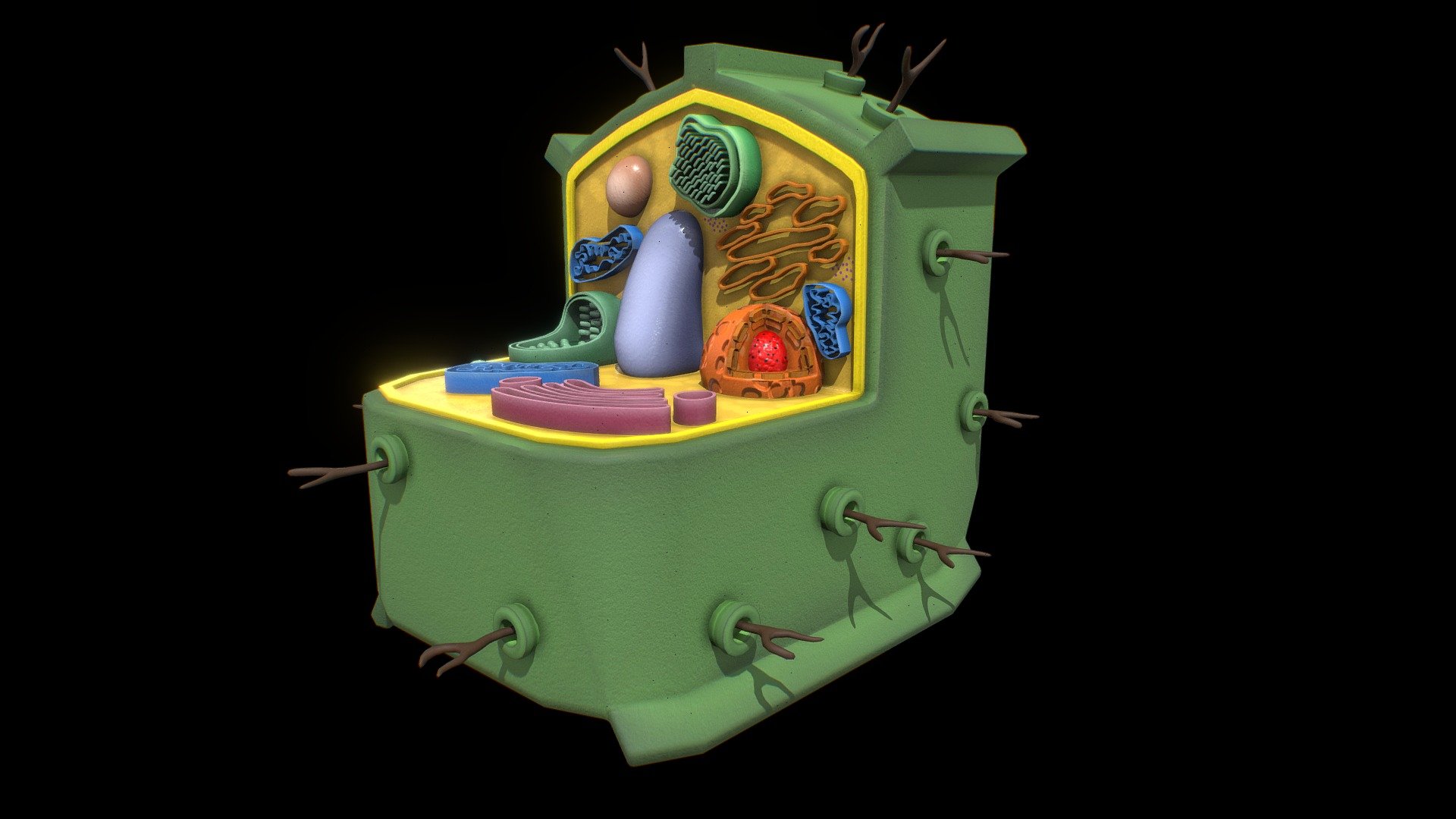 Plant Cell - Buy Royalty Free 3D model by arloopa [31eb765] - Sketchfab ...