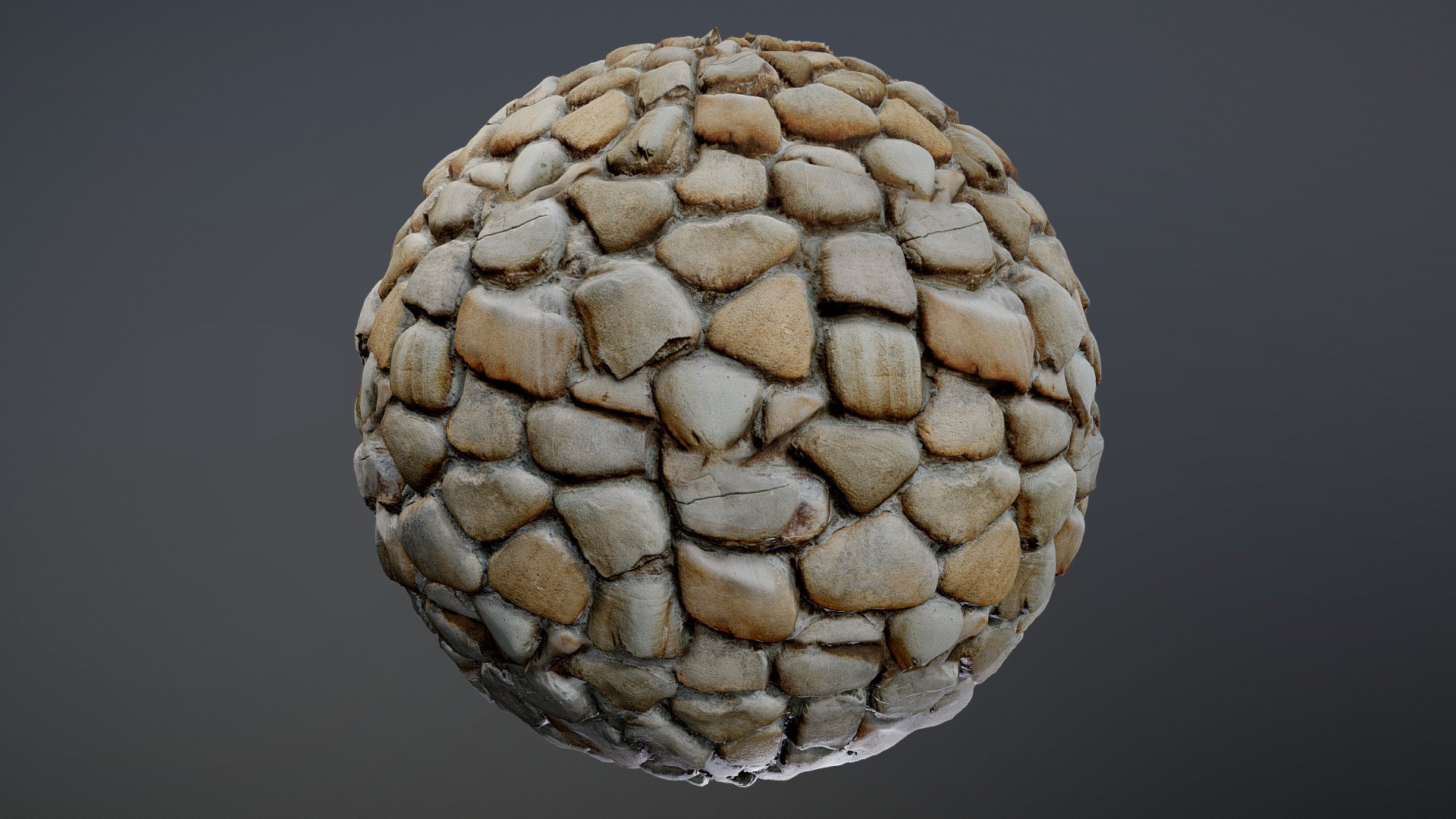 Stone Wall PBR Texture 02 - Buy Royalty Free 3D model by romullus ...