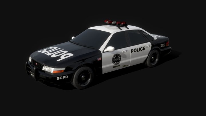 Police-car 3D models - Sketchfab