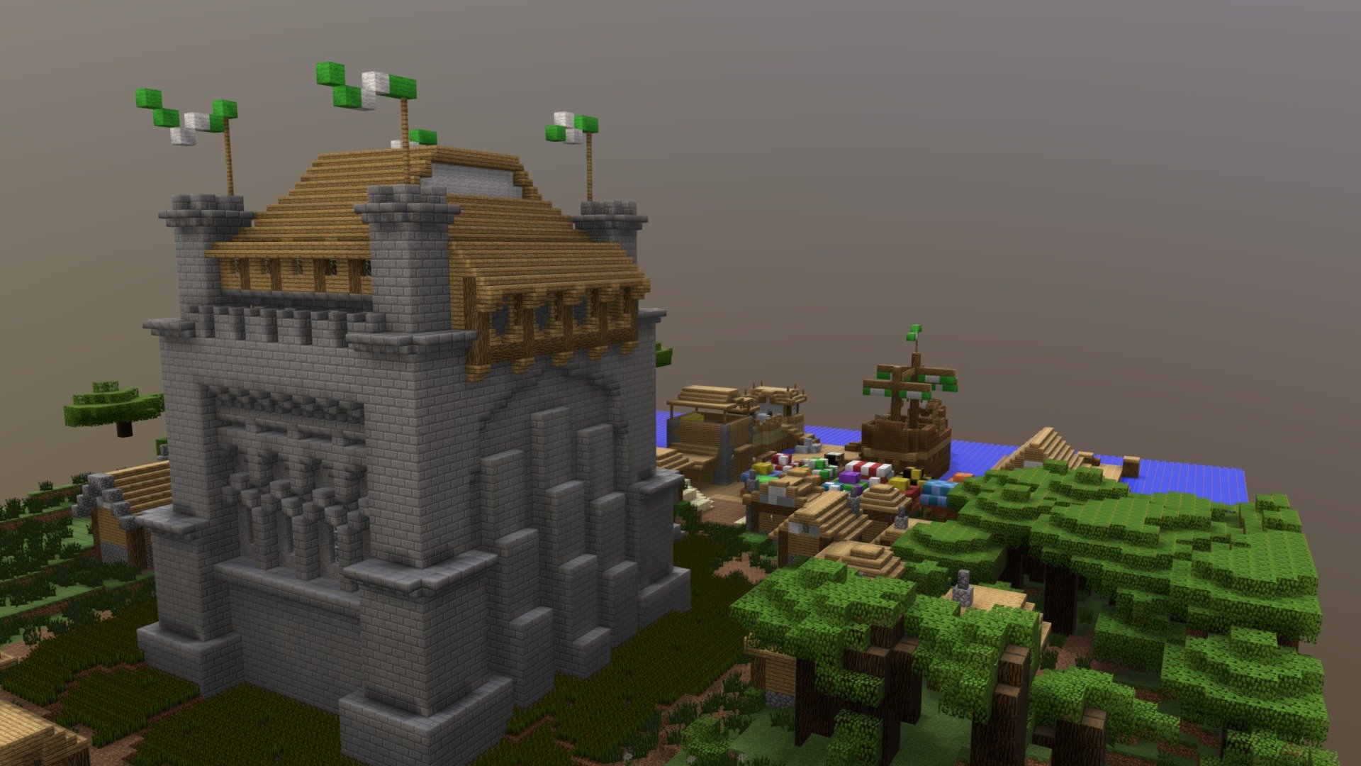 Hard Stone Keep - 3D model by Cade (@kilroywashere00) [31f0f42] - Sketchfab