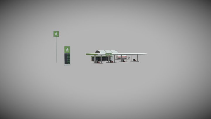 Gas-station 3D models - Sketchfab