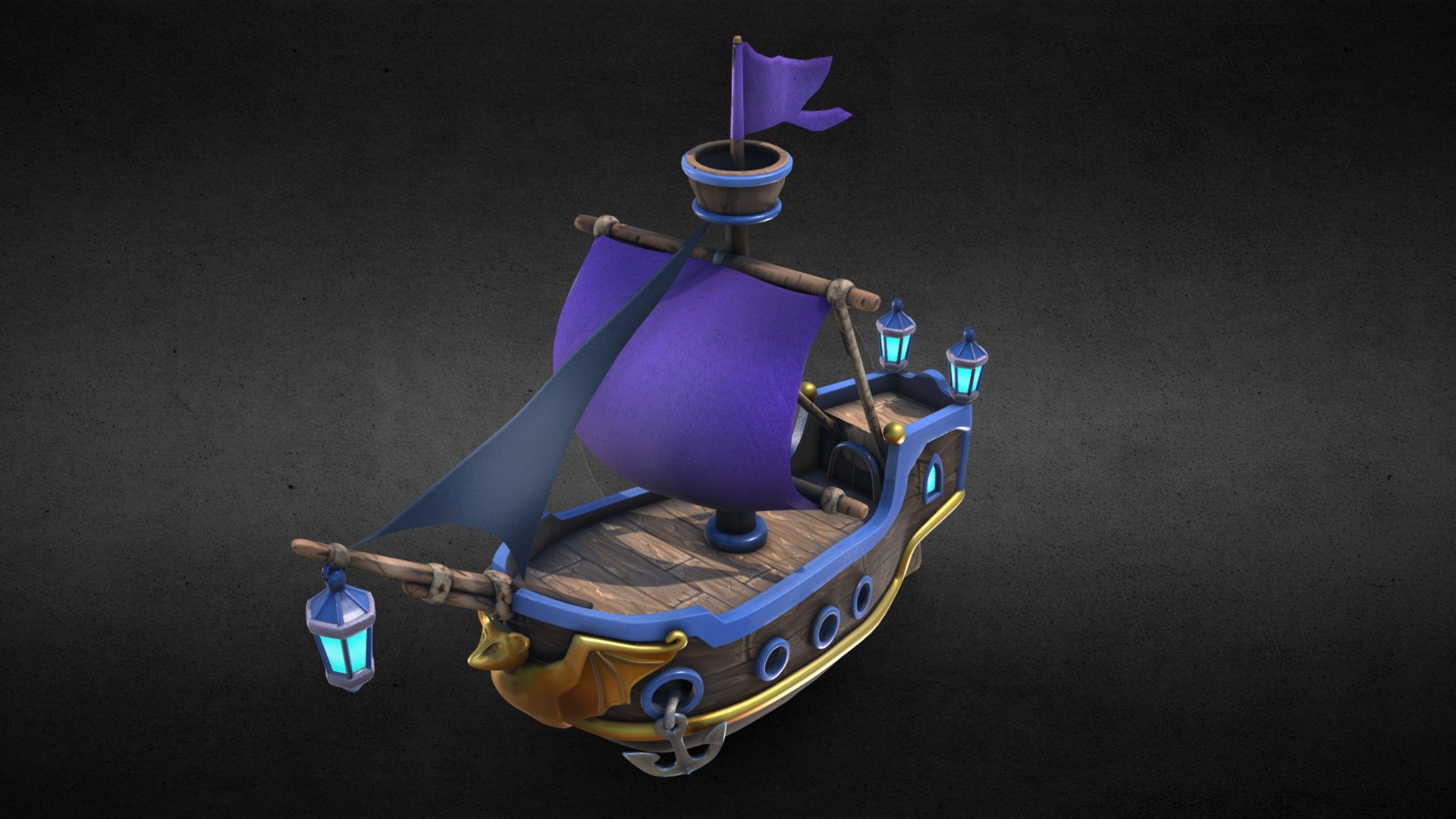 Ghost ship - Download Free 3D model by Sololopenko [31f3653] - Sketchfab