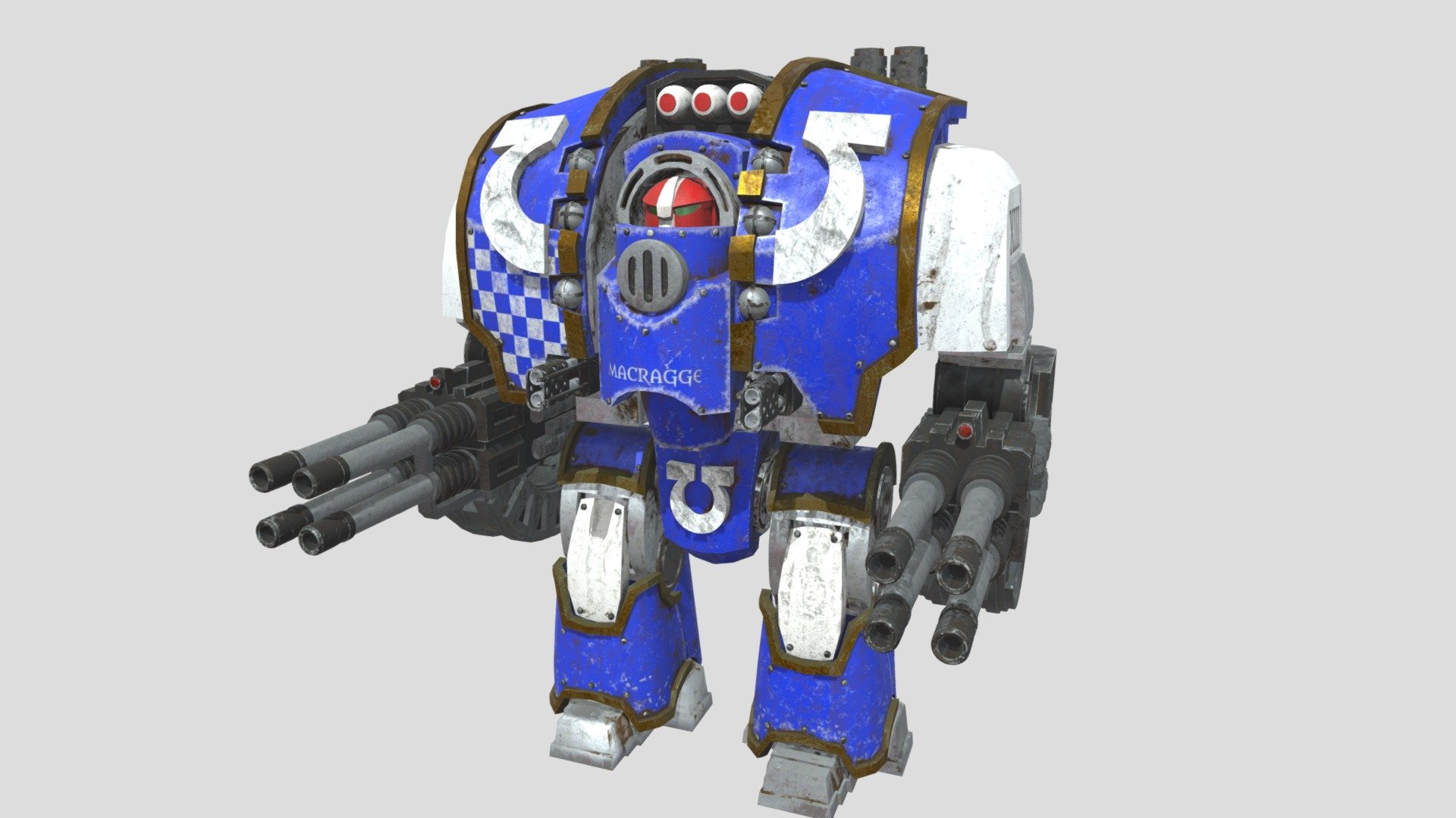 Ultramarine Leviathan Dreadnought - 3D model by Kayne (@doodykayne ...