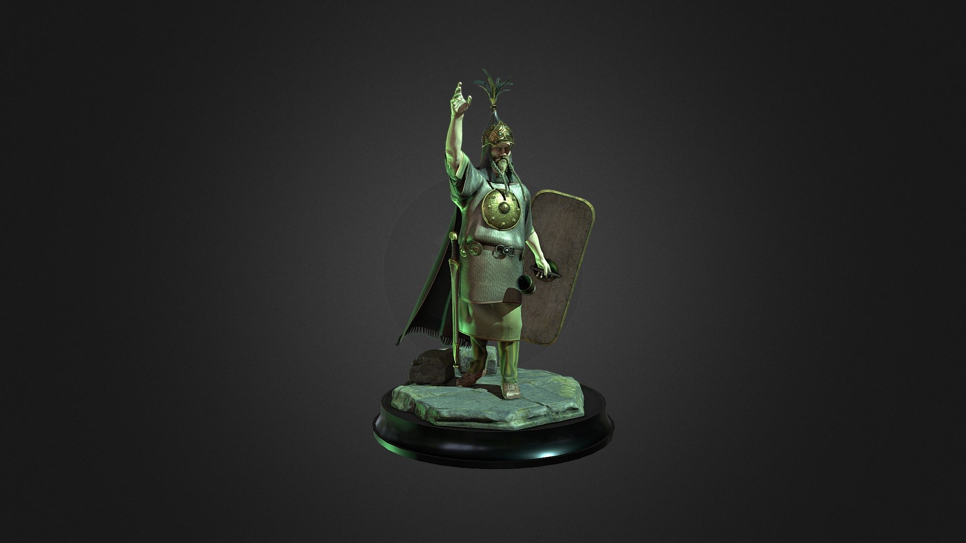 King Arthur - 3D model by Radoslaw Kurczewski (@RadoslawKurczewski ...