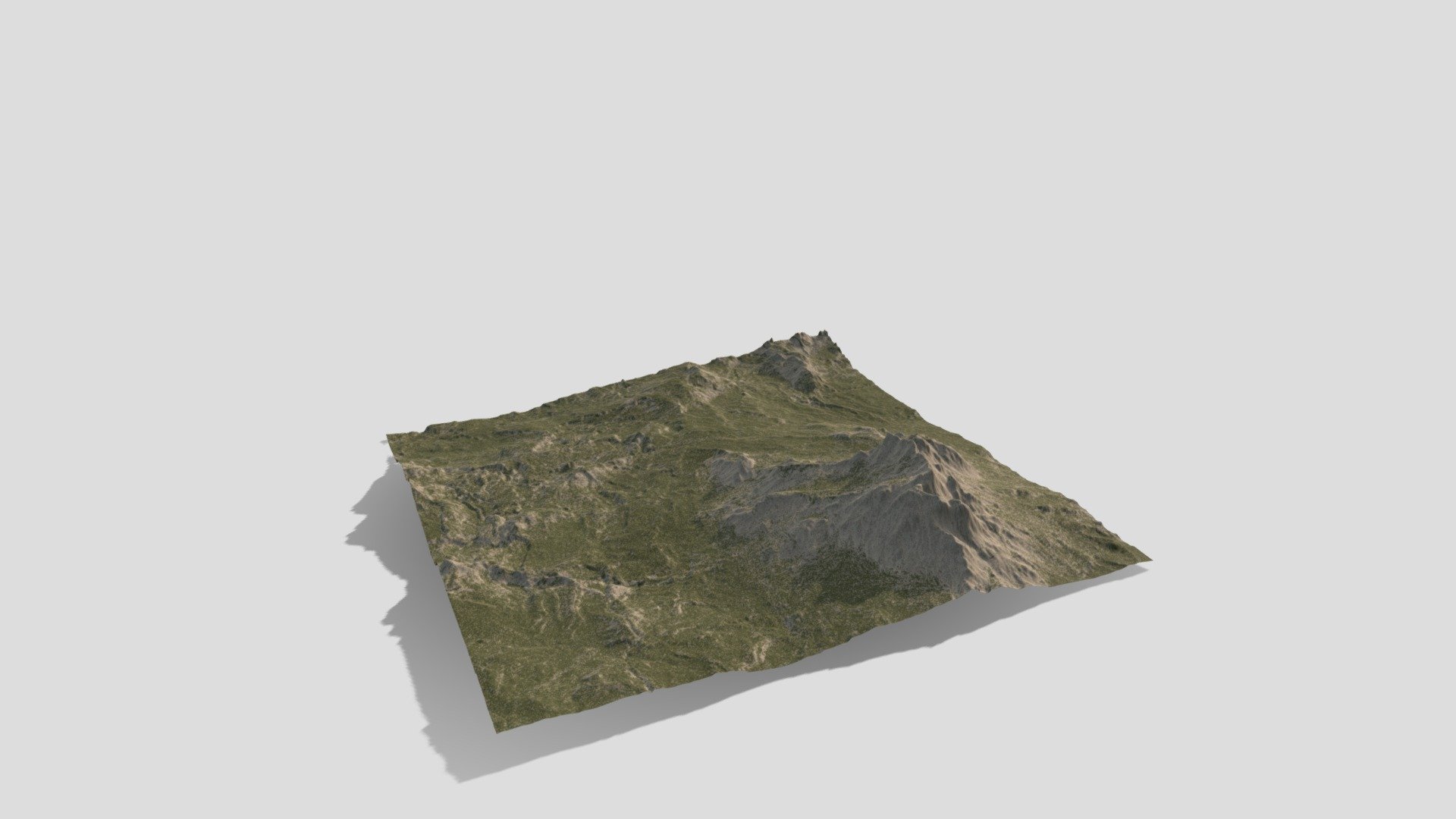 Rocky Mountain - 3D model by ICloudyI [31f5d7b] - Sketchfab