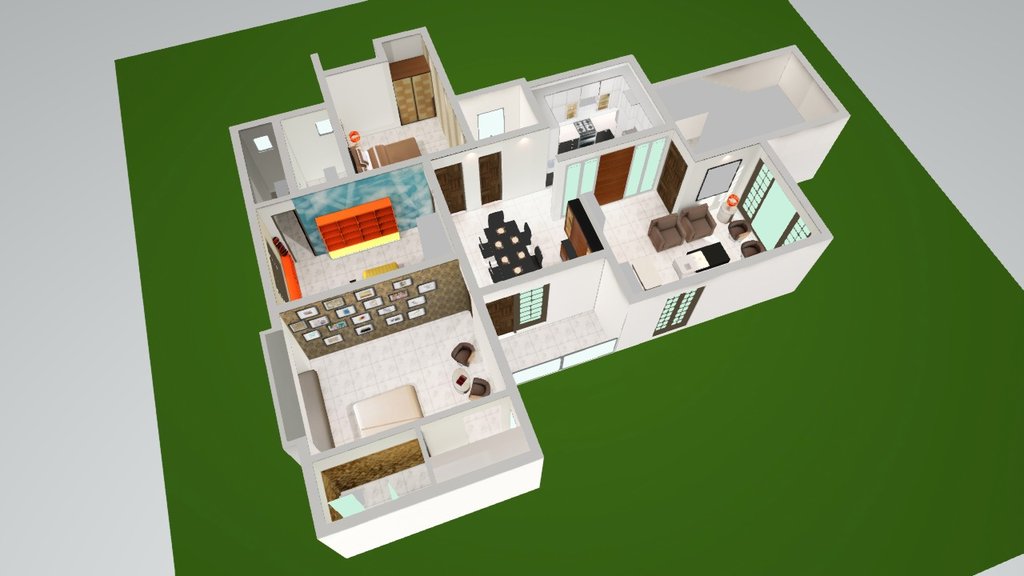 Unit Plan - 3D model by vinayak [31fa3bb] - Sketchfab