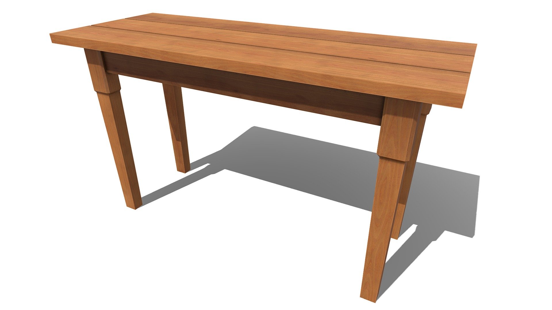 Modern Wooden Dining Table - Buy Royalty Free 3D model by Studio Lab ...