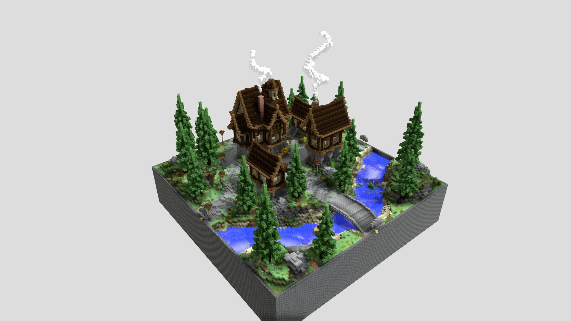 Overworld Spawn / Medieval Theme - Download Free 3D model by ...