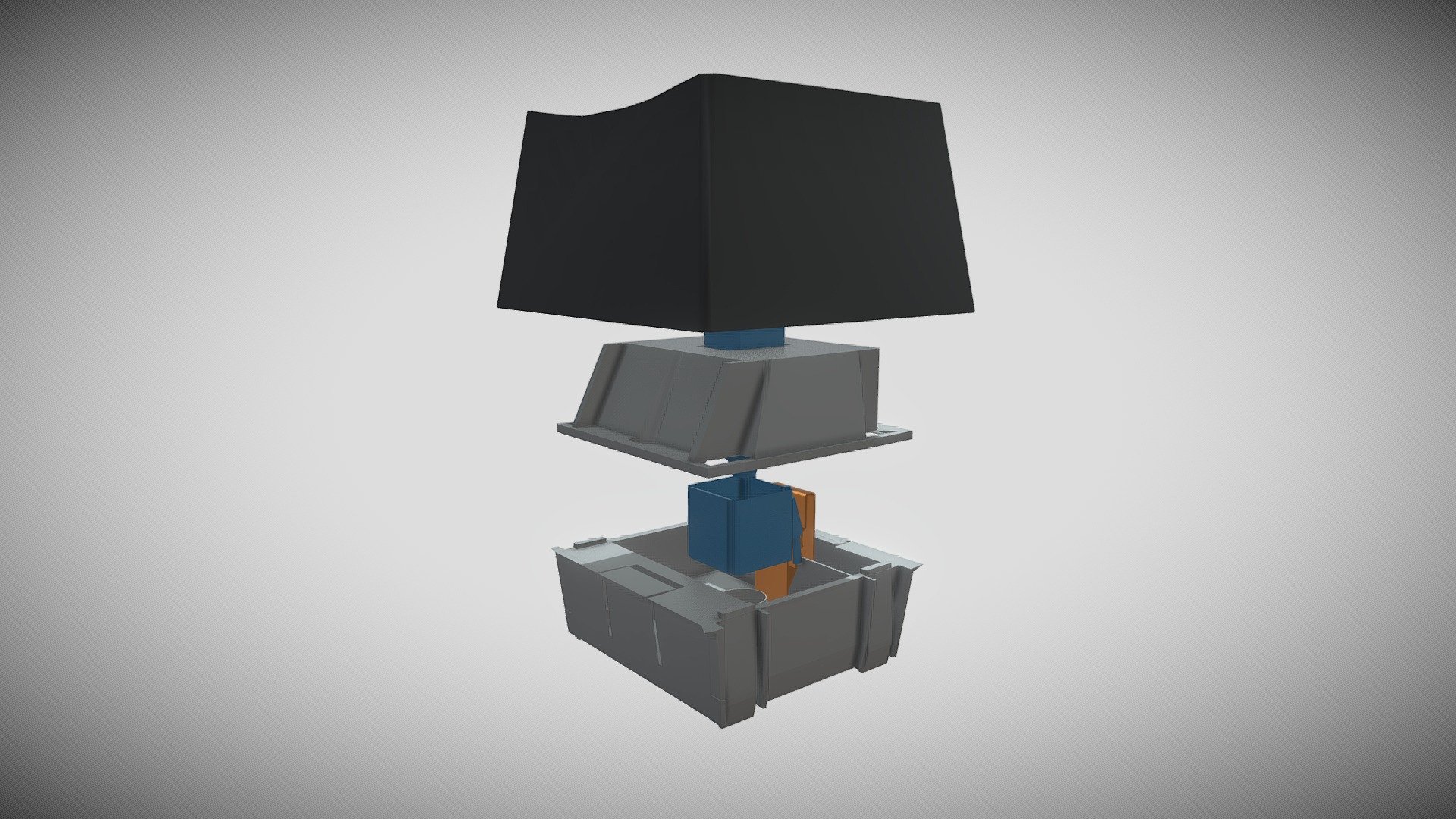 Mechanical Keyboard Switch - Download Free 3D model by TE-Animation ...