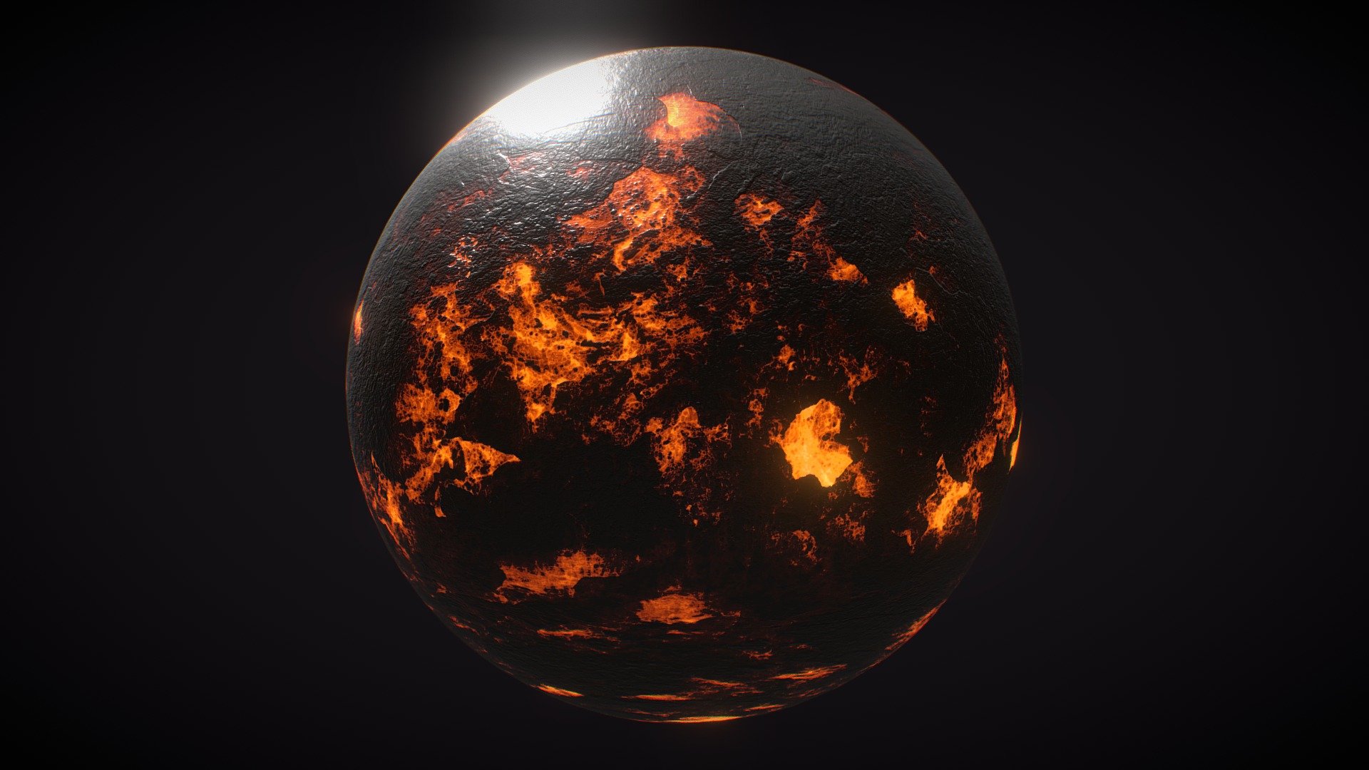 Lava Planet 04 - PBR - Buy Royalty Free 3D model by trimitek [31ff804 ...