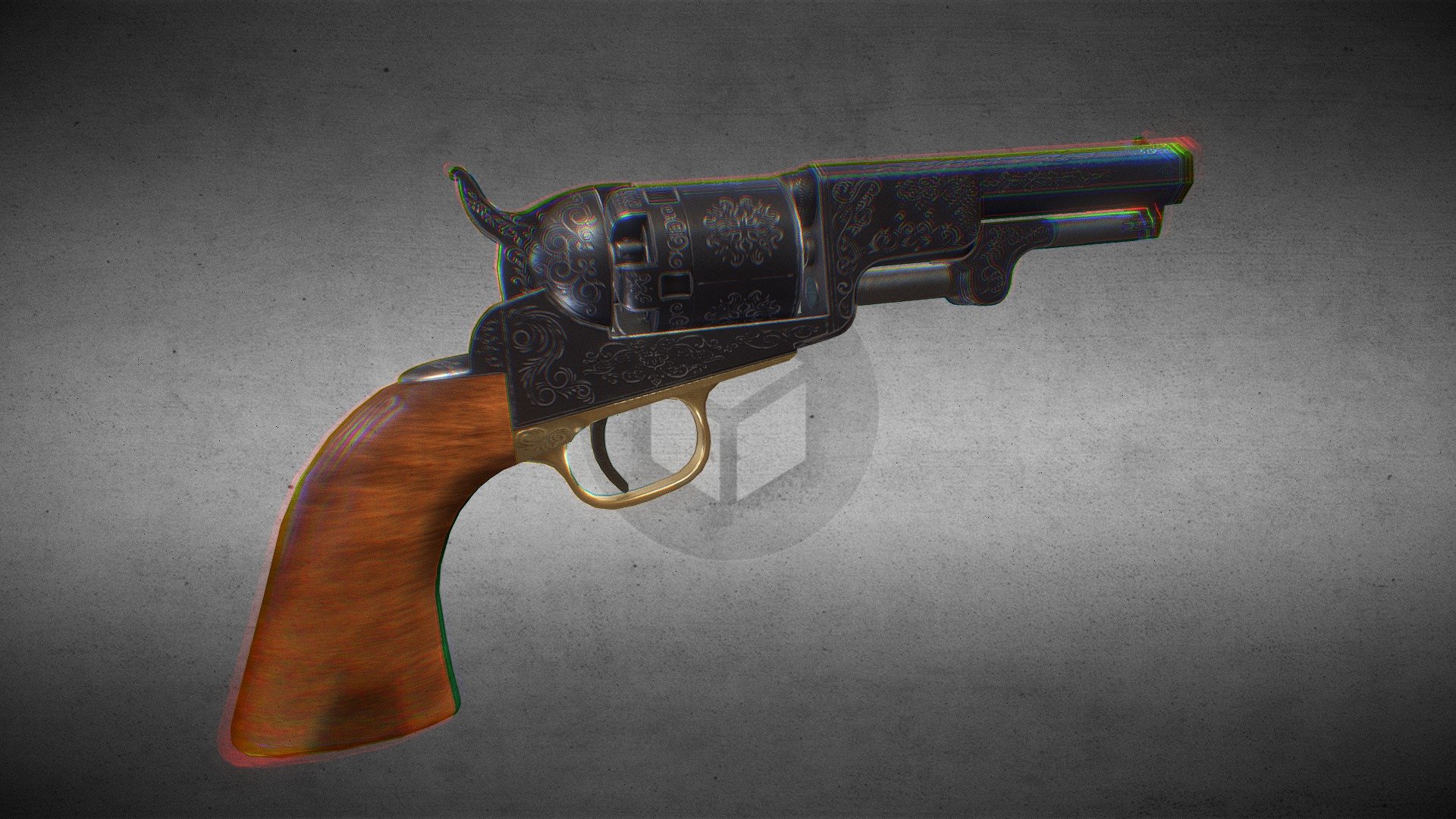 PISTOL [COLT] - Game Ready Prop - 3D model by max_ray [31ffba1] - Sketchfab