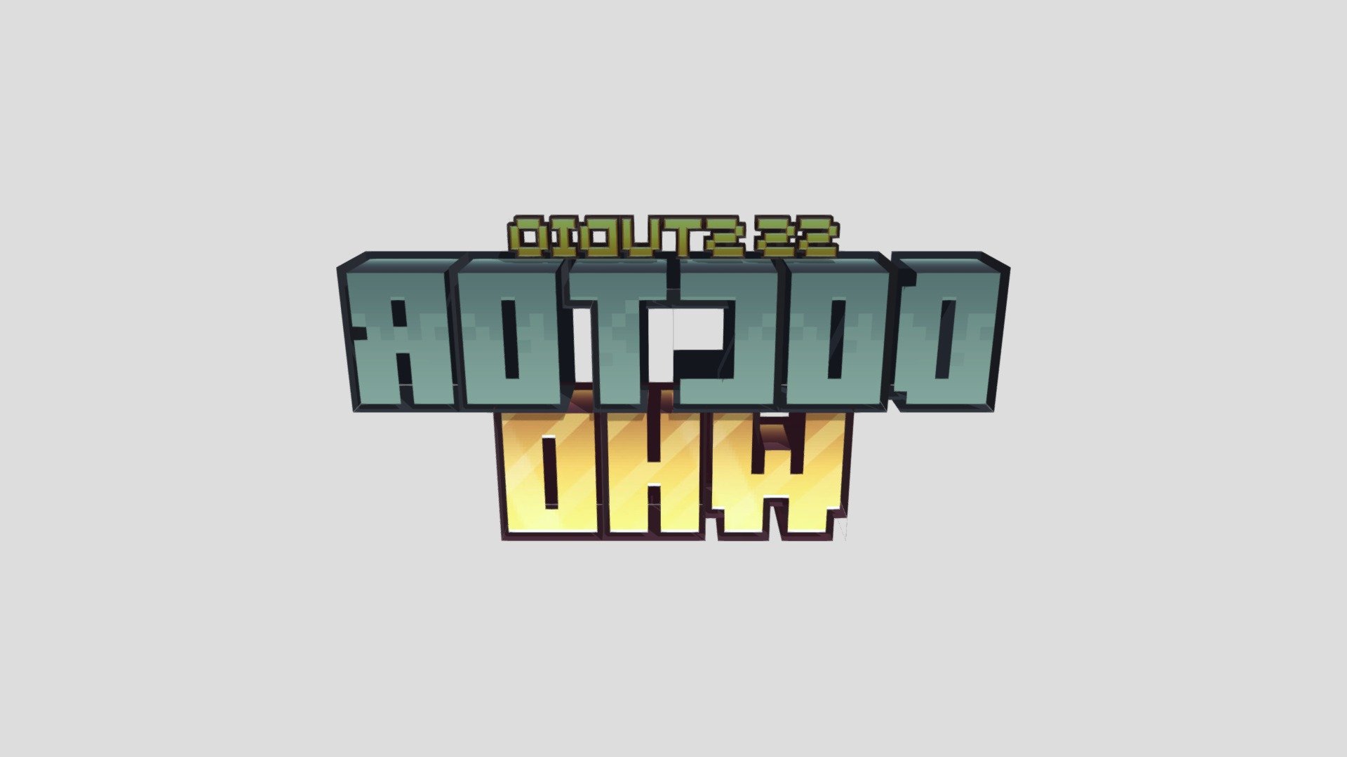 Minecraft Doctor Who Logo (S1) - 3D model by ClloudyYT (@stumbid1 ...