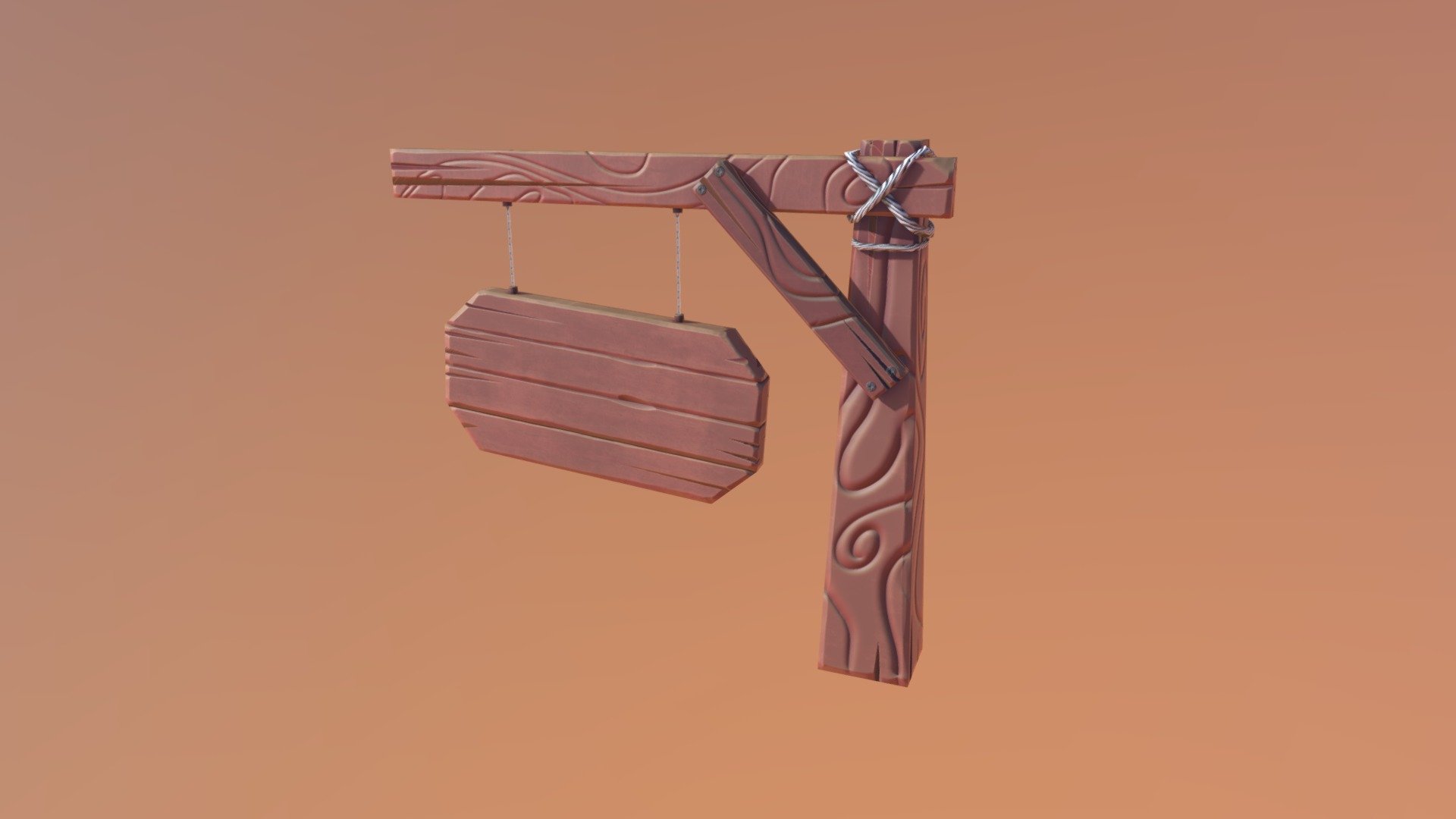 Stylized Signpost - 3D model by paolavalenciamu [3200cc4] - Sketchfab