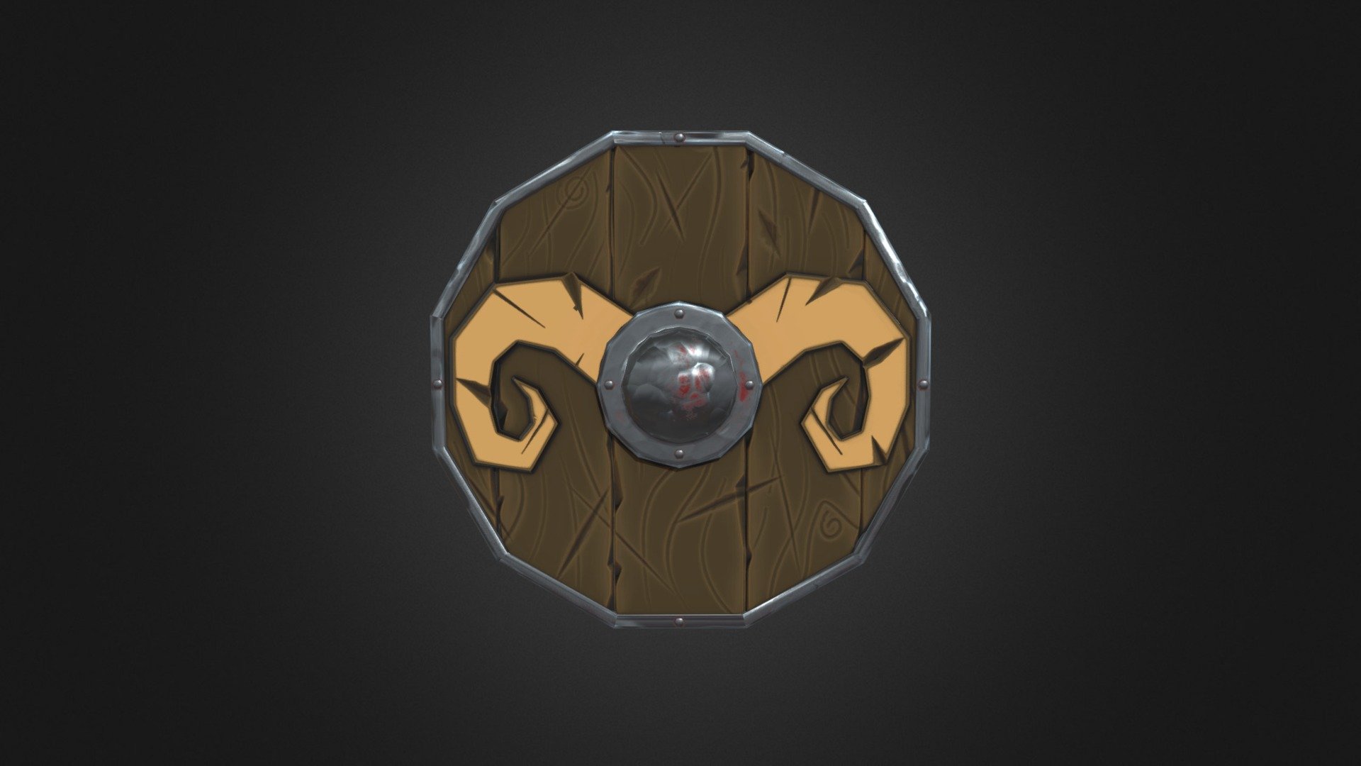 Stylized Toon Shield by Adam O'Shea - 3D model by tus3d [320175f ...