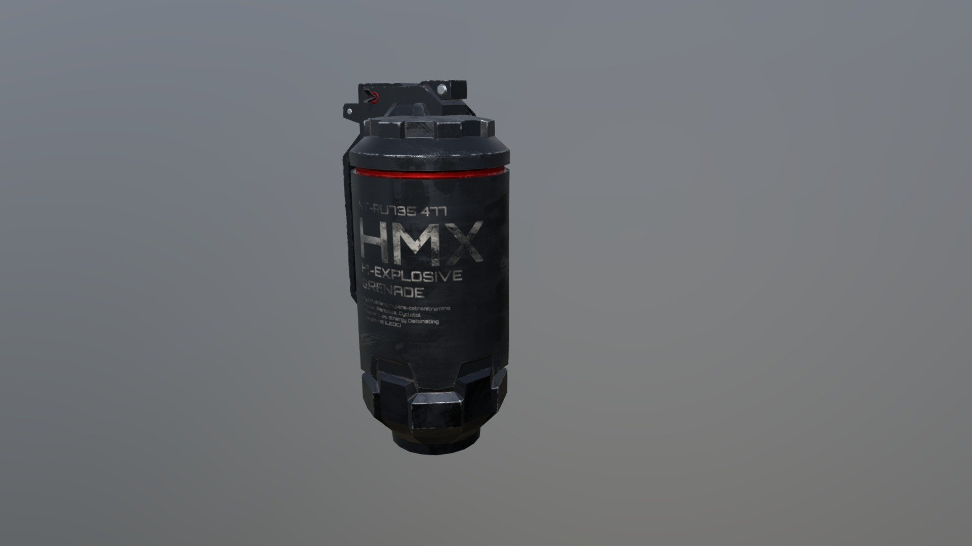 HI- Explosive Grenade game asset - 3D model by Robin Huijbregts ...