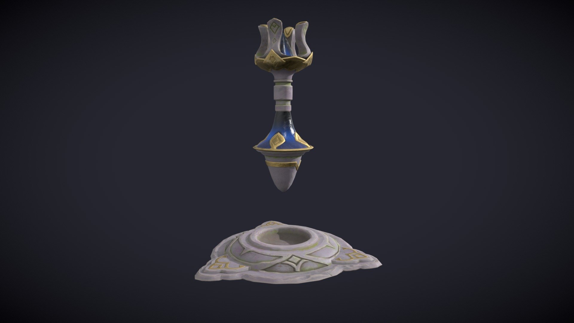 Genshin Impact Teleporter (Inazuma Palette) - 3D model by Kelvin Huang ...