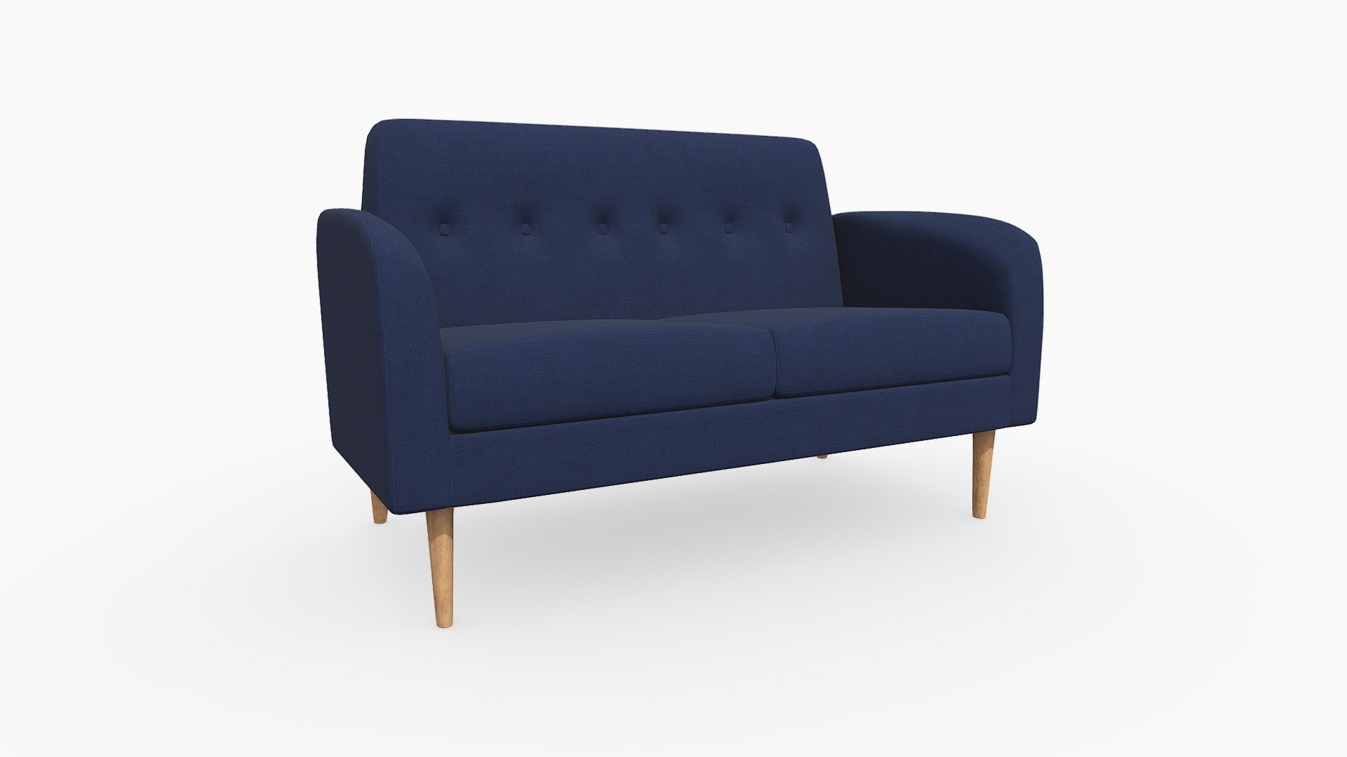 M1155.Sofa3PuestoValkiriaTelaNovaAzul55 - Buy Royalty Free 3D model by ...