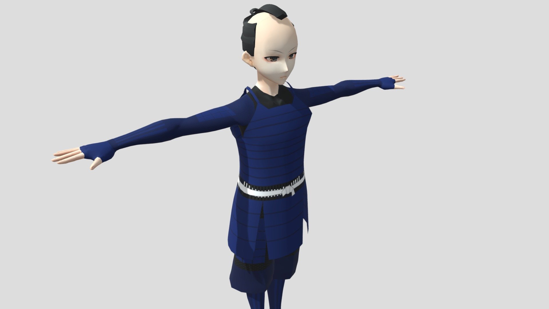 【Anime Character】Samurai (Unity 3D) - Buy Royalty Free 3D model by 3D ...