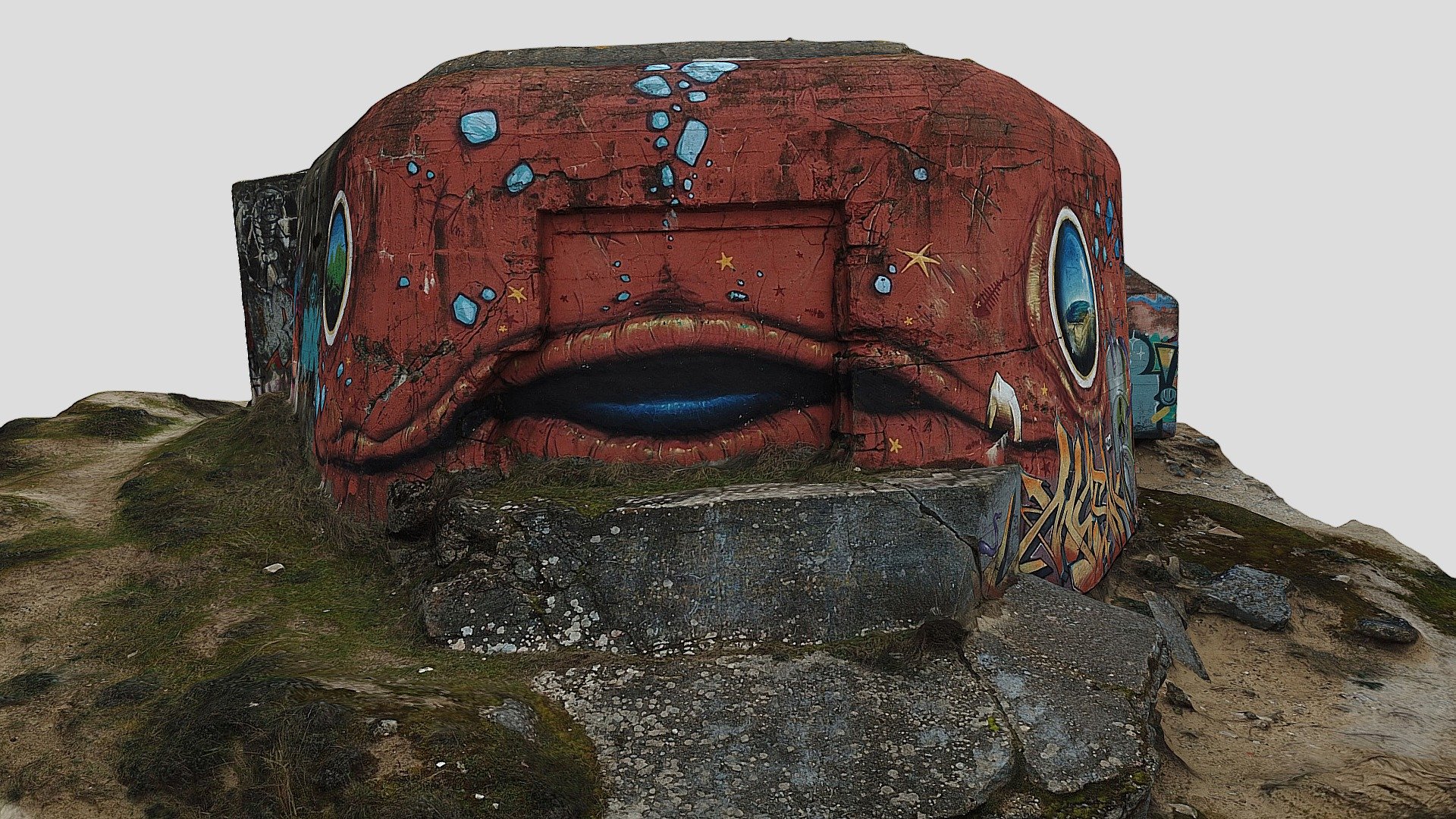 Blockhaus - 3D model by Miailhe Vincent (@miailhe) [320a4f7] - Sketchfab