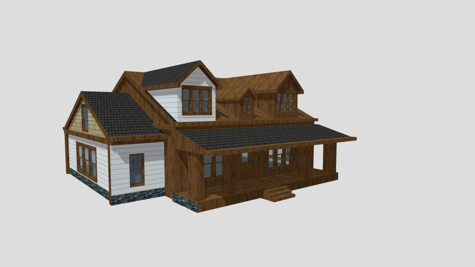 house - 3D model by chommathan [320b119] - Sketchfab