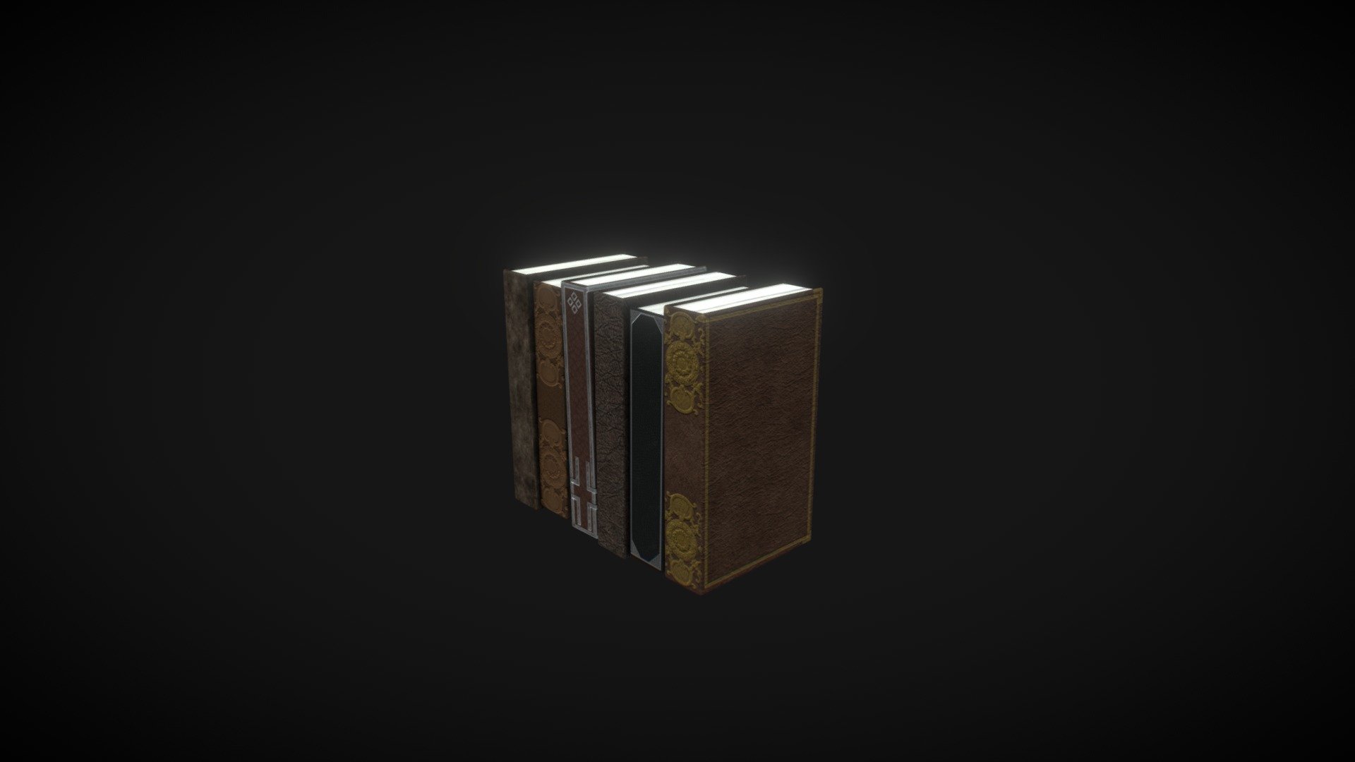 Book Collection 1 - Buy Royalty Free 3D model by FordVFX [320c3c5 ...