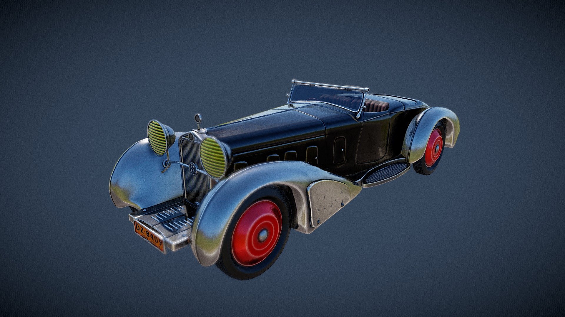 Delage D8 Grand Sport 1932 - 3D model by k1r1ll3r [3211e39] - Sketchfab