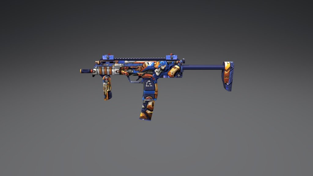 MP7 计时版 - 3D model by Nuoyi [3212d39] - Sketchfab