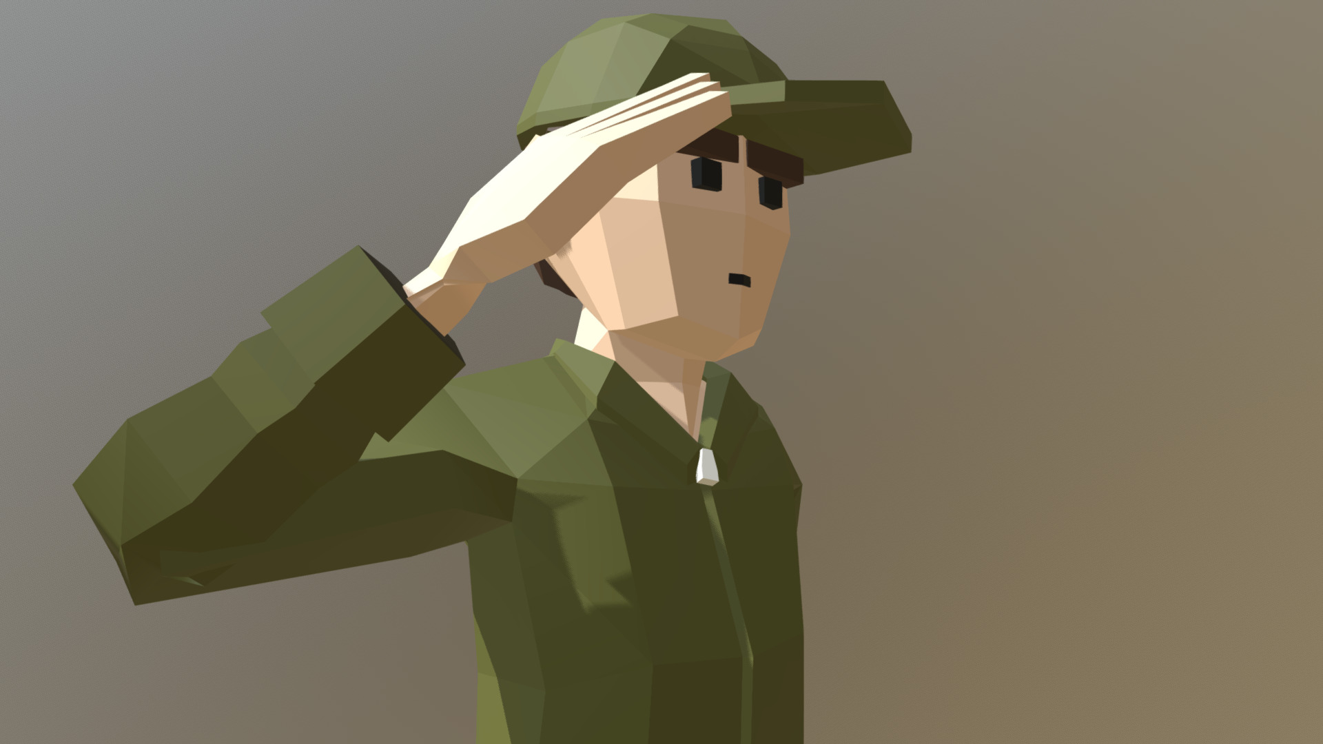 Low Poly Salute - 3D model by vitaspy [3213700] - Sketchfab