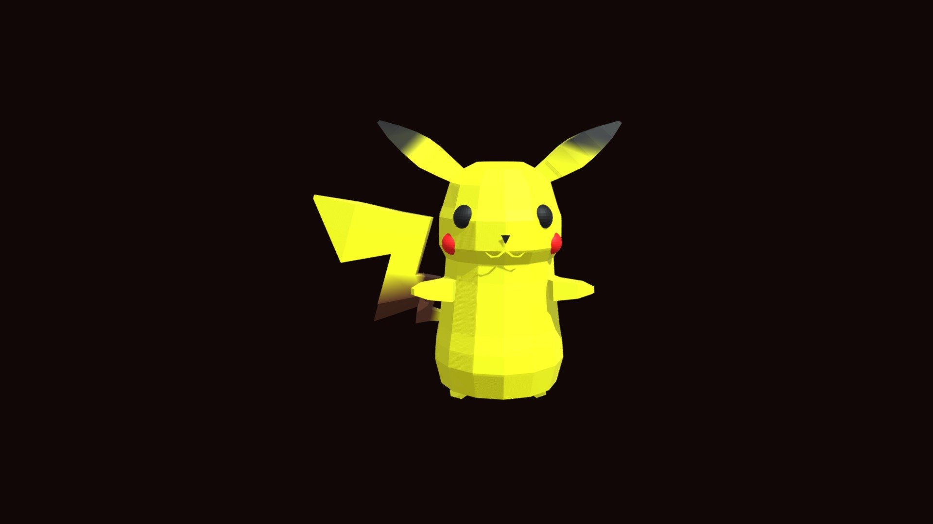 Pikachu - Download Free 3D model by pamejimenez [3214363] - Sketchfab