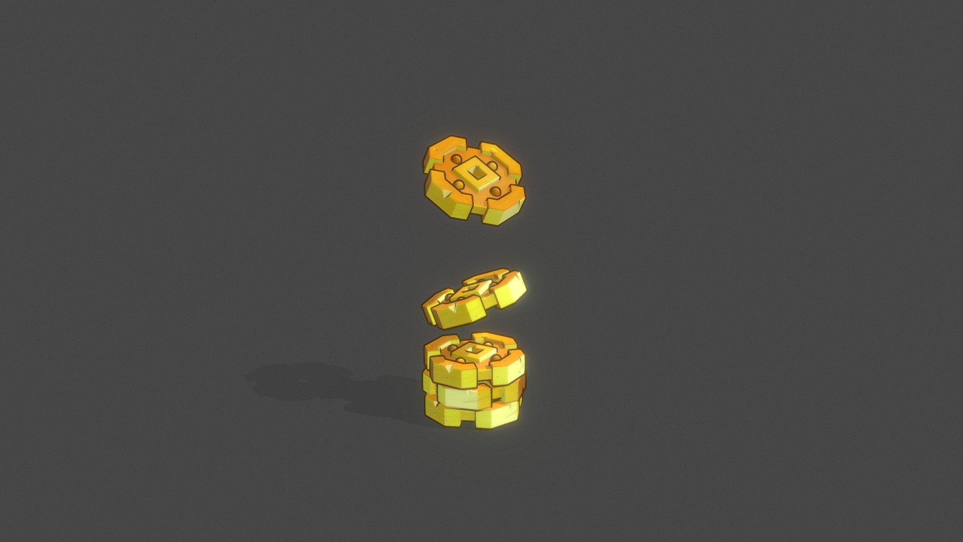Stylized Coins - Cartoon effect - 3D model by akibo [3214f52] - Sketchfab